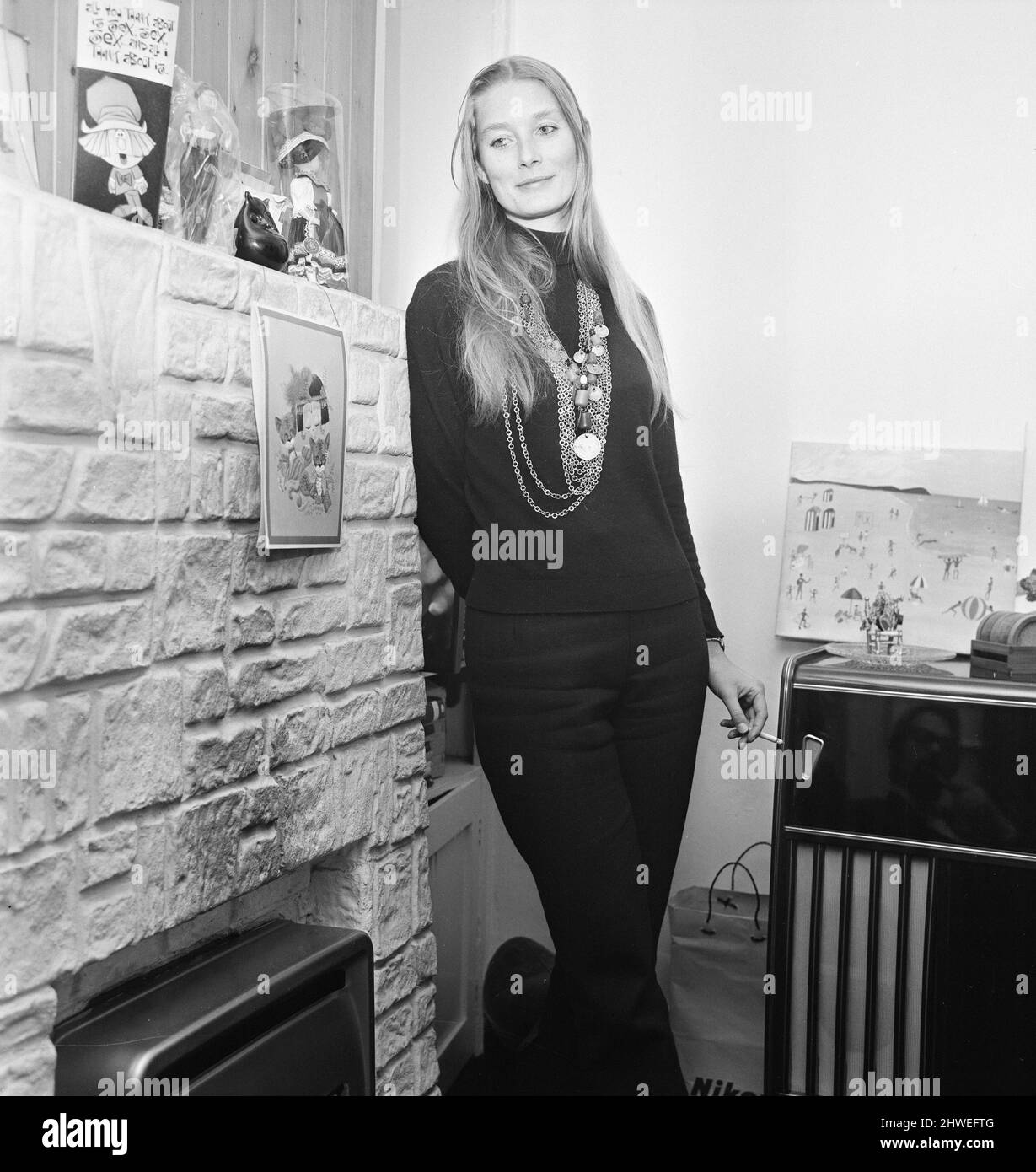 Tania Mallet, modèle, 10th janvier 1970 Photo Stock - Alamy