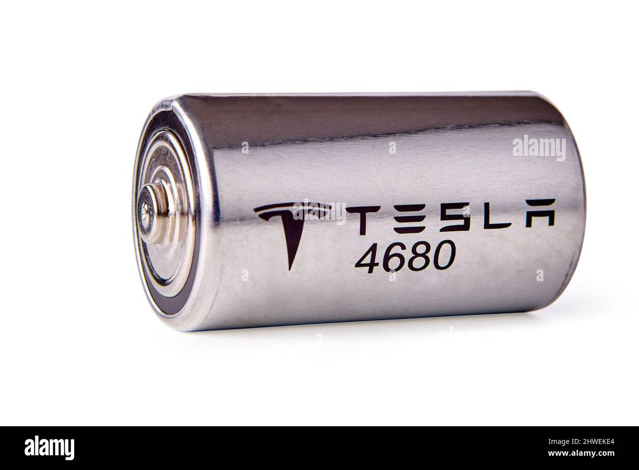 Tesla 2170 battery cell Banque de photographies et d’images à haute ...