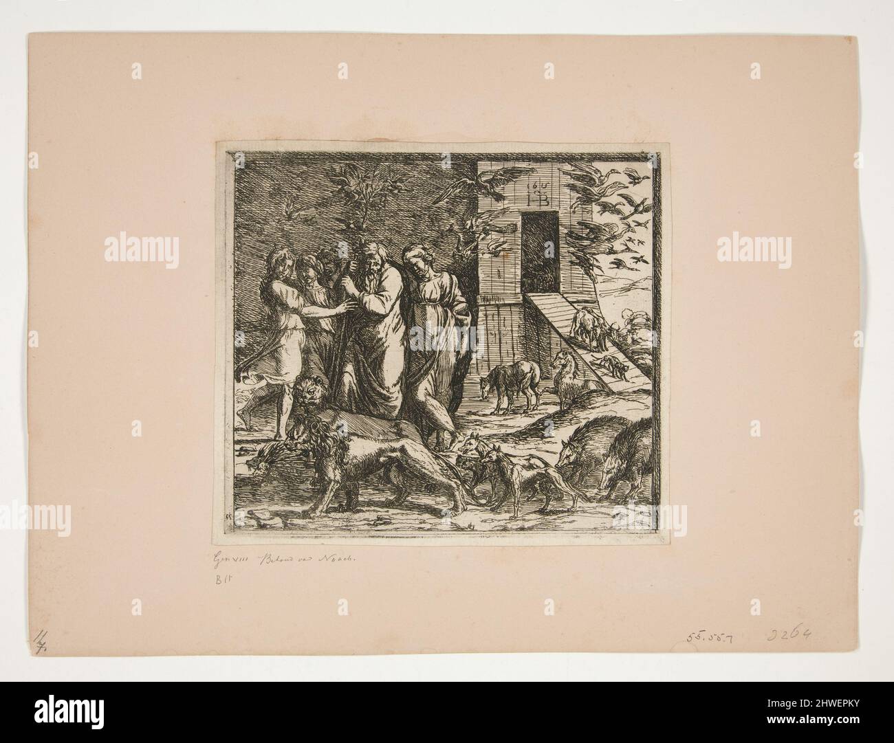 Noah leaving the ark Banque de photographies et d’images à haute ...