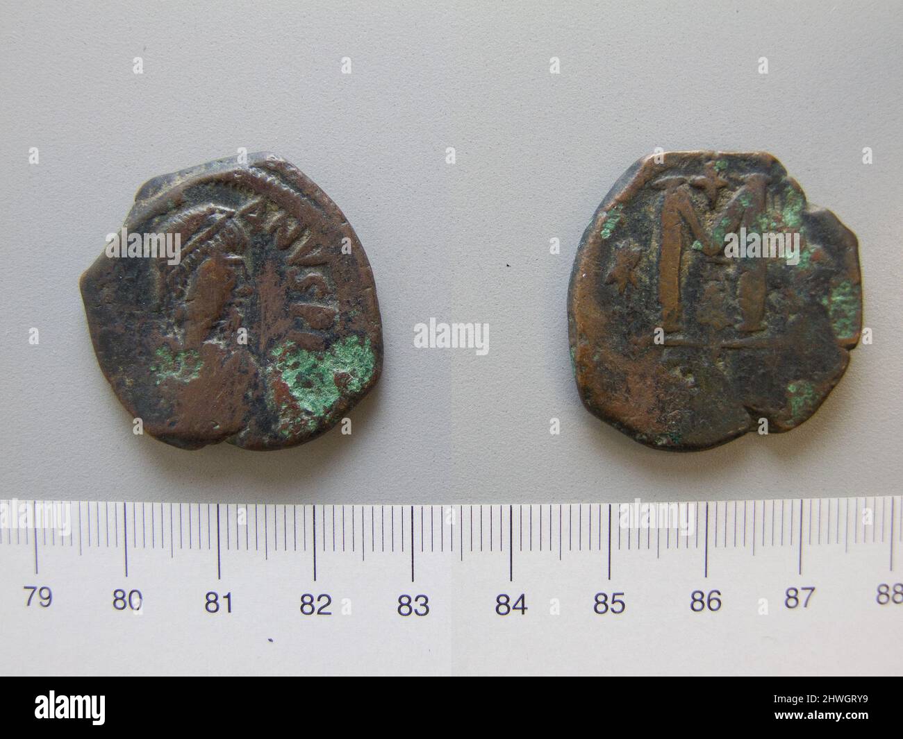 Folis (40 Nummi) de Justinien I, empereur de Byzance de Constantinople ...