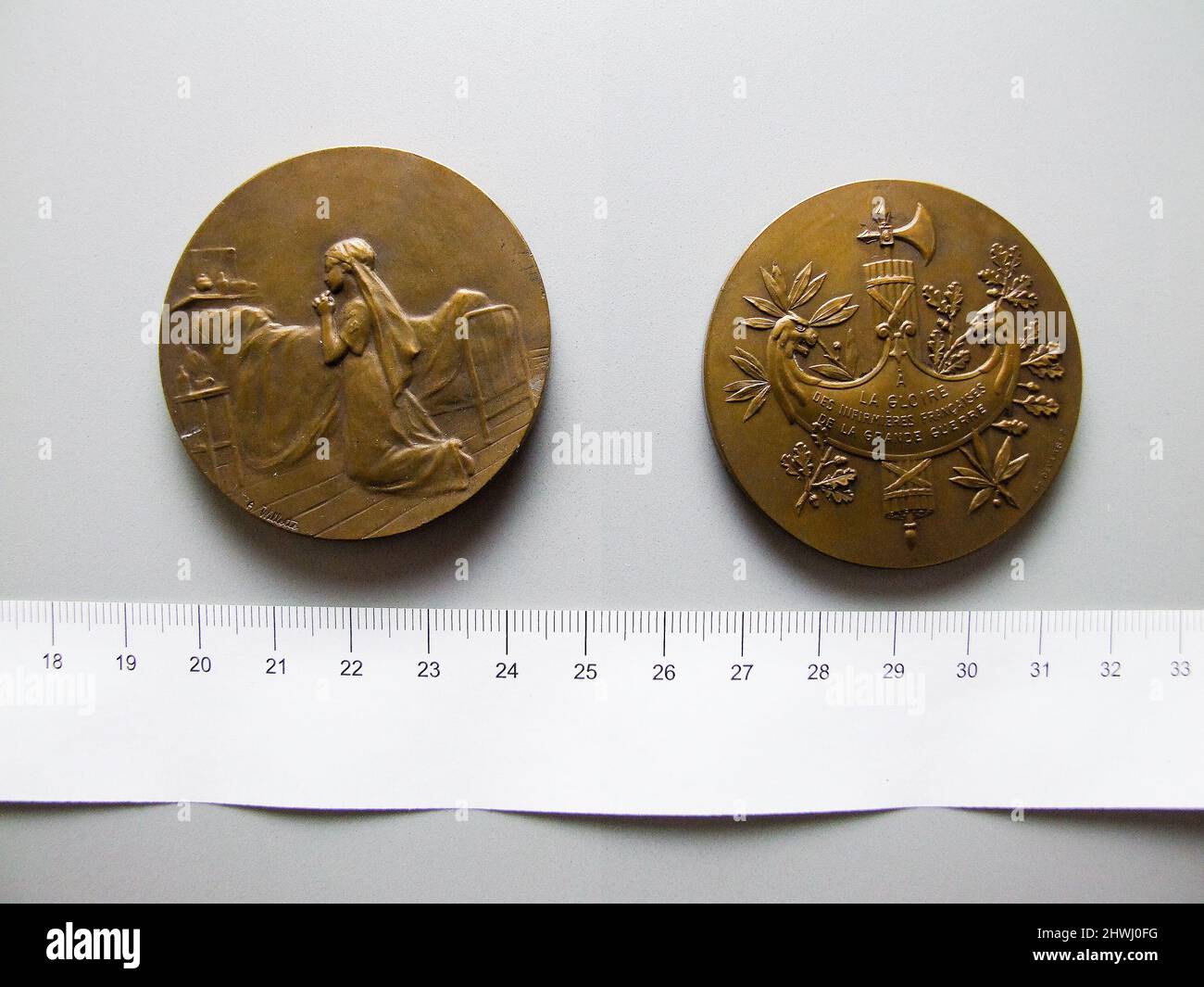 Médaille de la France, infirmières de la première Guerre mondiale ...