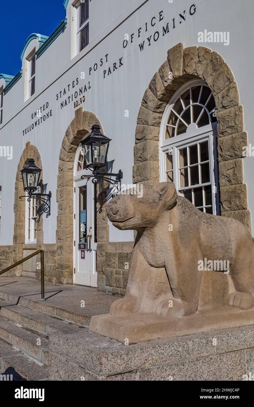 Quartier historique de fort yellowstone Banque de photographies et d ...
