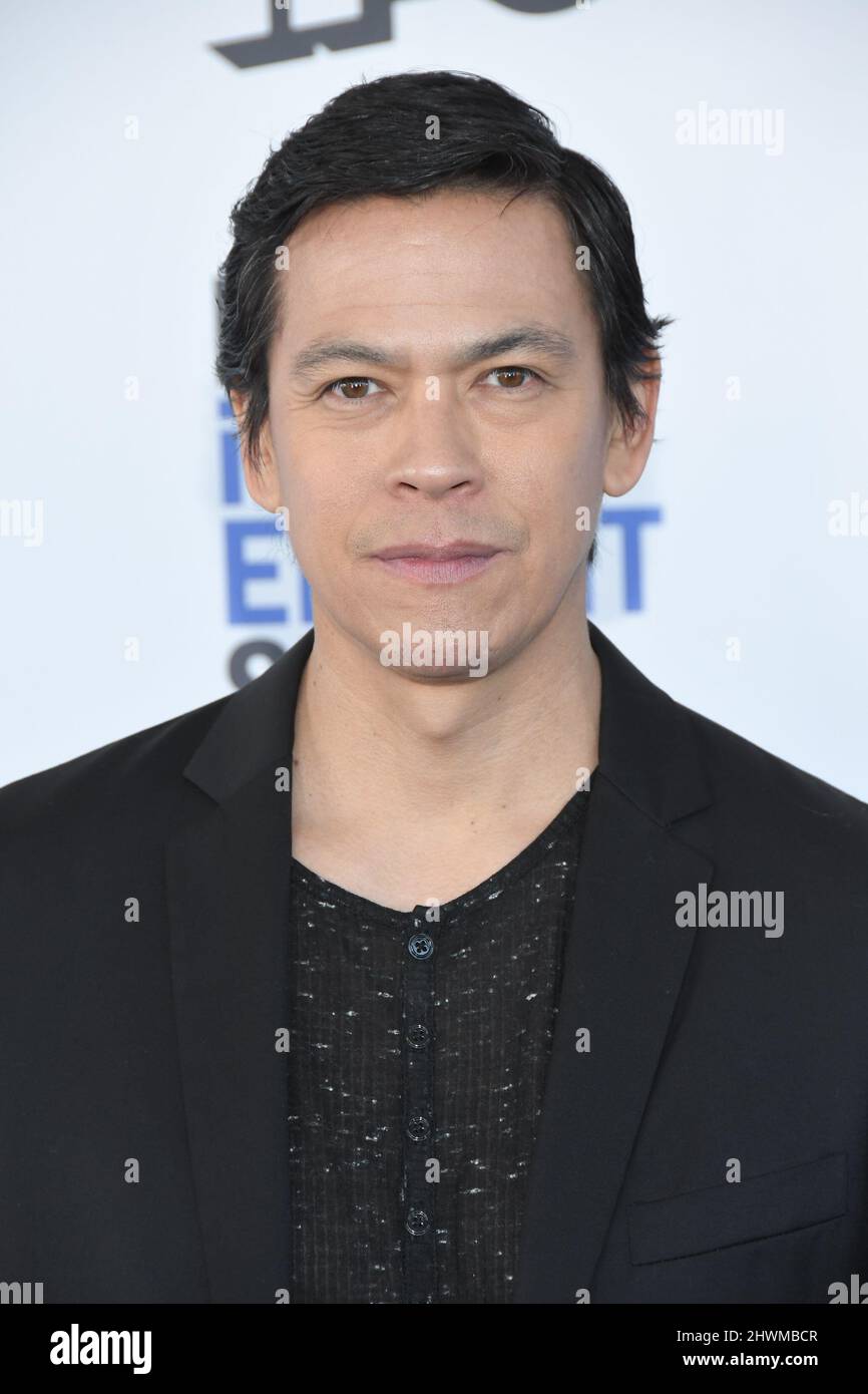 Chaske Spencer arrive au film Independent Spirit Awards 2022 qui a eu ...