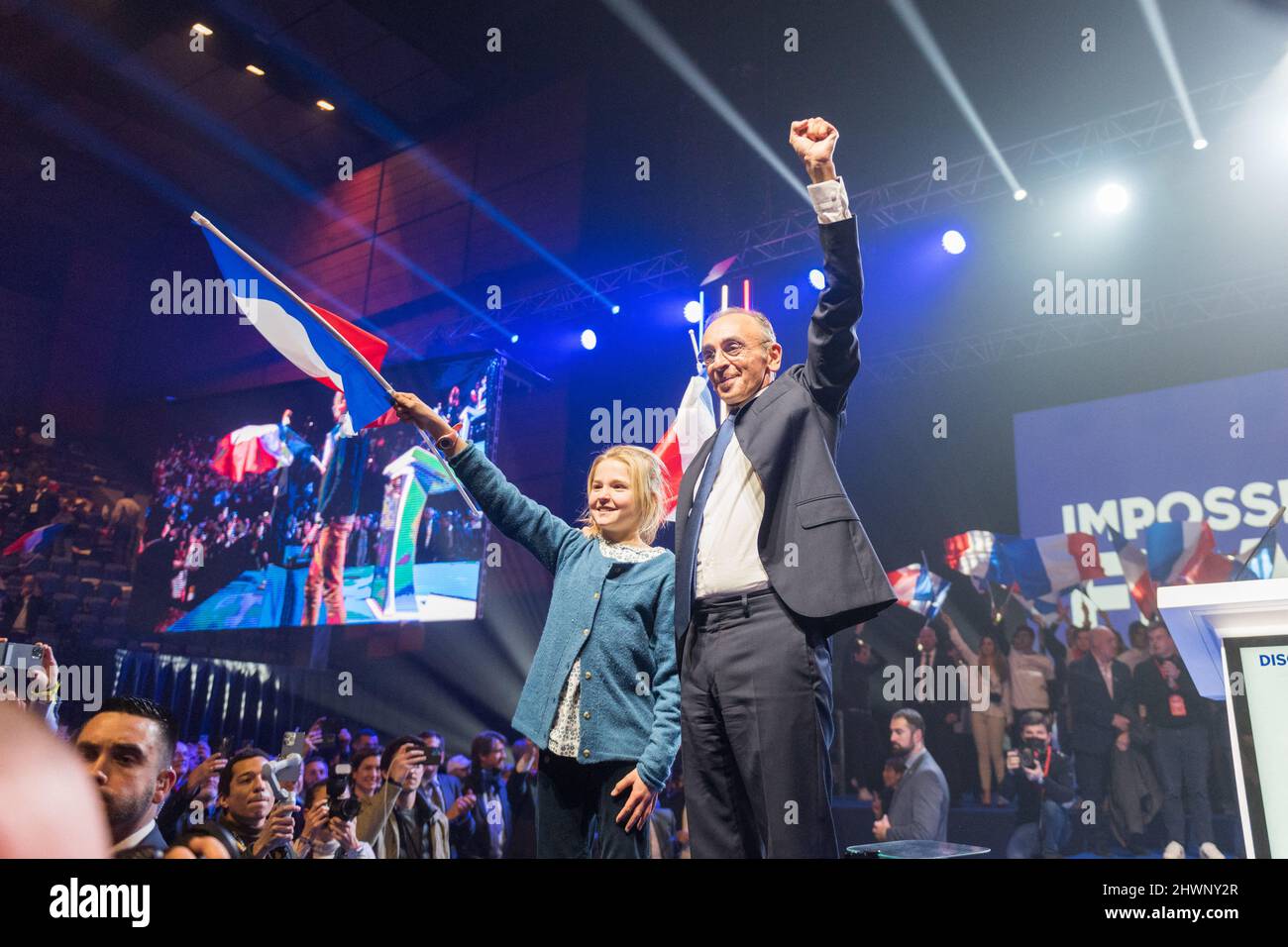 Le parti d'extrême-droite français Reconquete ! Chef et candidat à l ...
