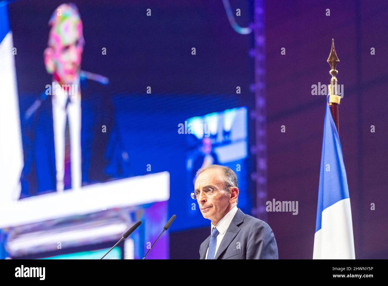 Le parti d'extrême-droite français Reconquete ! Chef et candidat à l ...