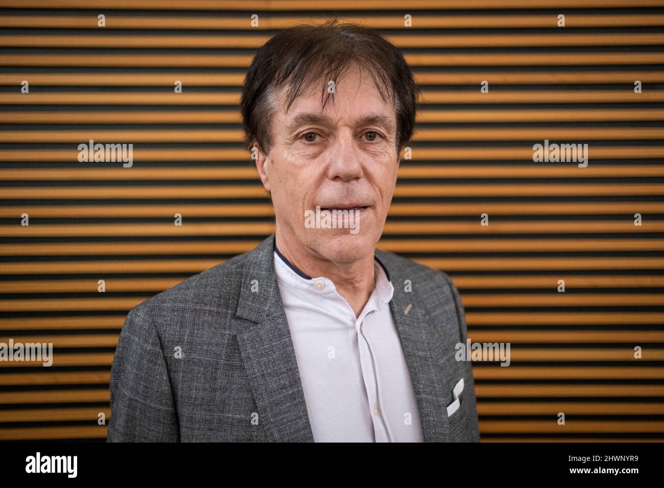France, Bretagne, Saint-Brieuc, 2022-02-11. Portrait de Christian Coail ...