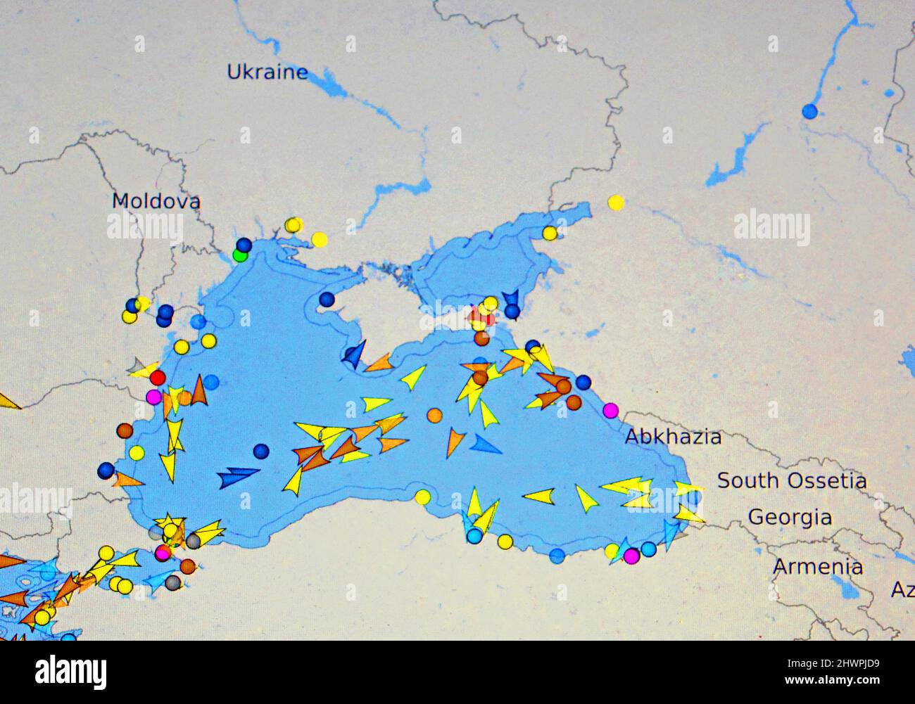 Carte russie 2022 Banque de photographies et d’images à haute ...