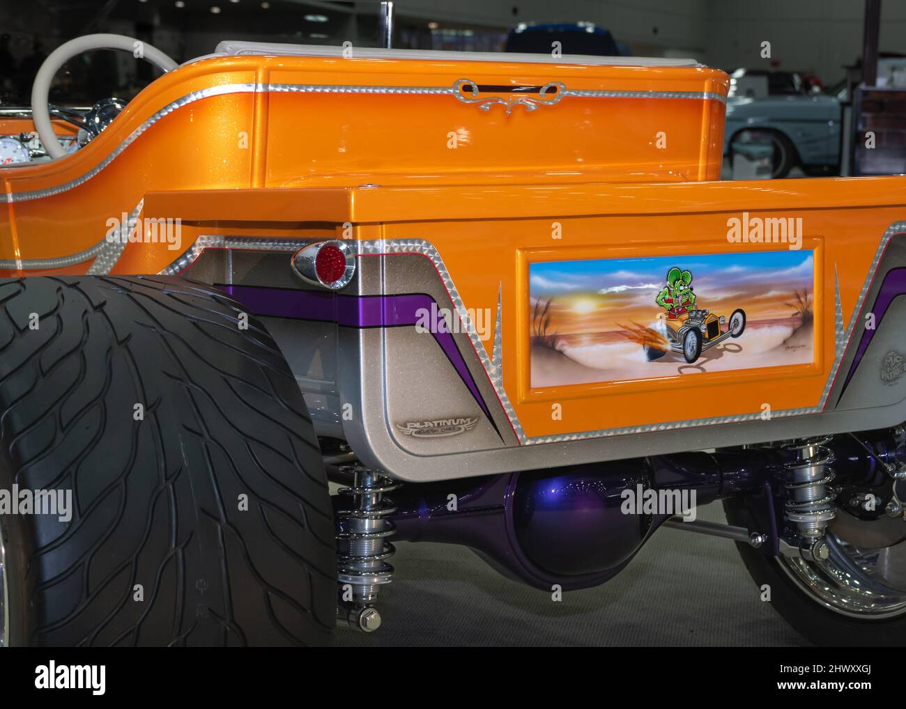 DETROIT, MI/USA - le 4 mars 2022 : une interprétation Ford T-Bucket ...