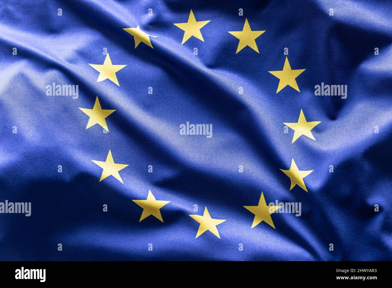 Drapeau de l'Europe. Le symbole de l'Union européenne et des États ...