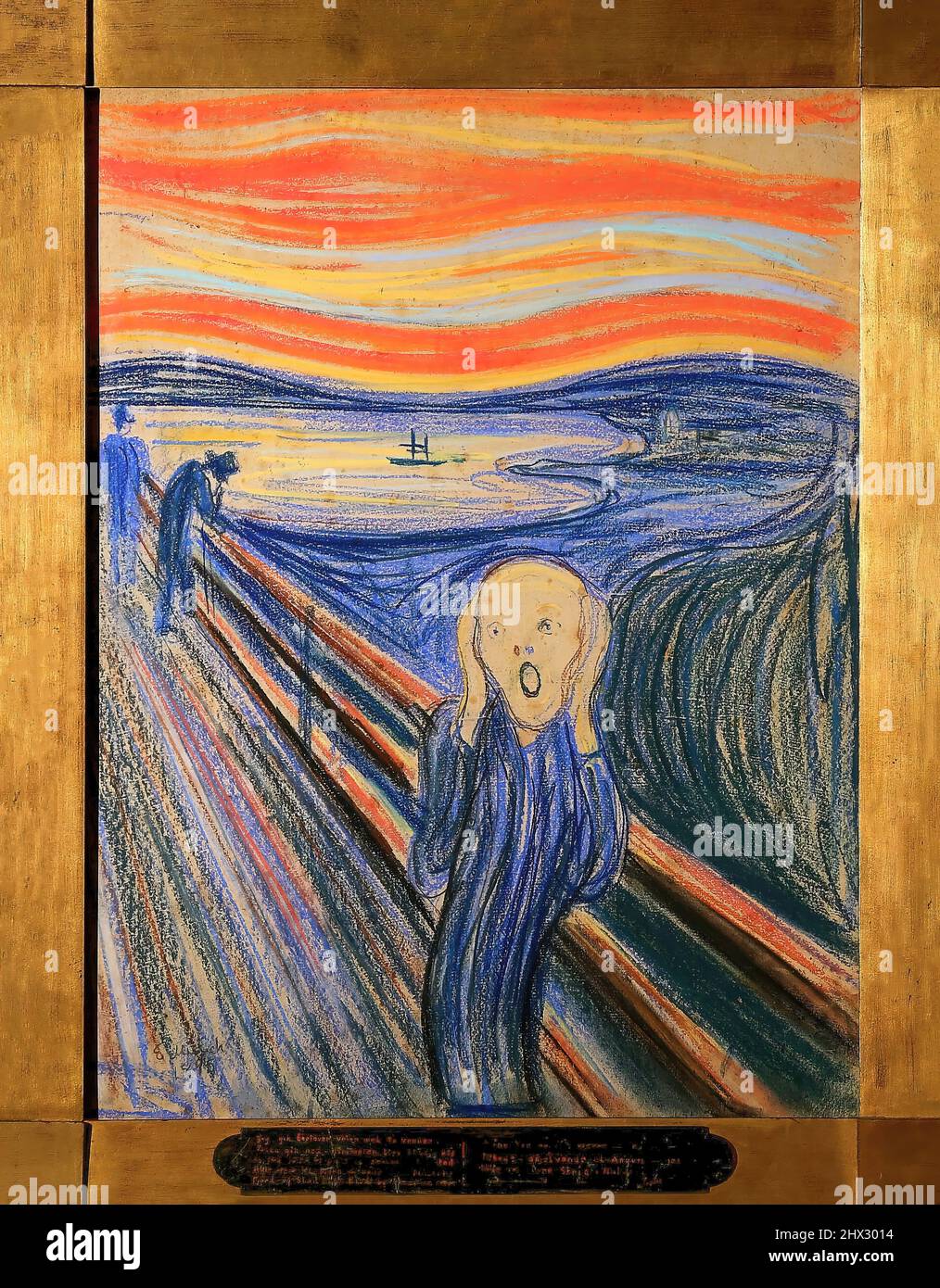 Le cri de l'artiste edvard munch Banque de photographies et d’images à ...