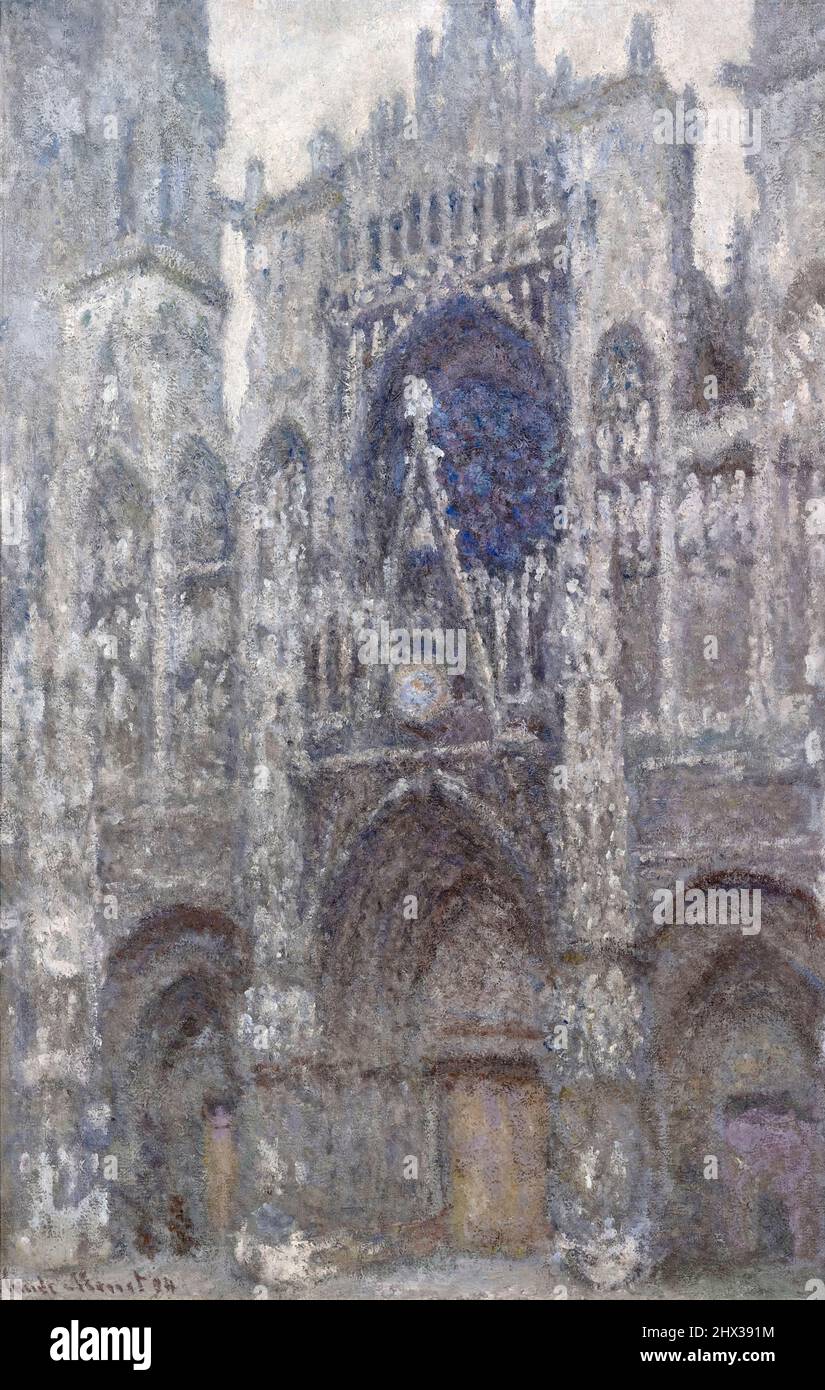 Pinturas de la catedral de rouen Banque de photographies et d’images à ...