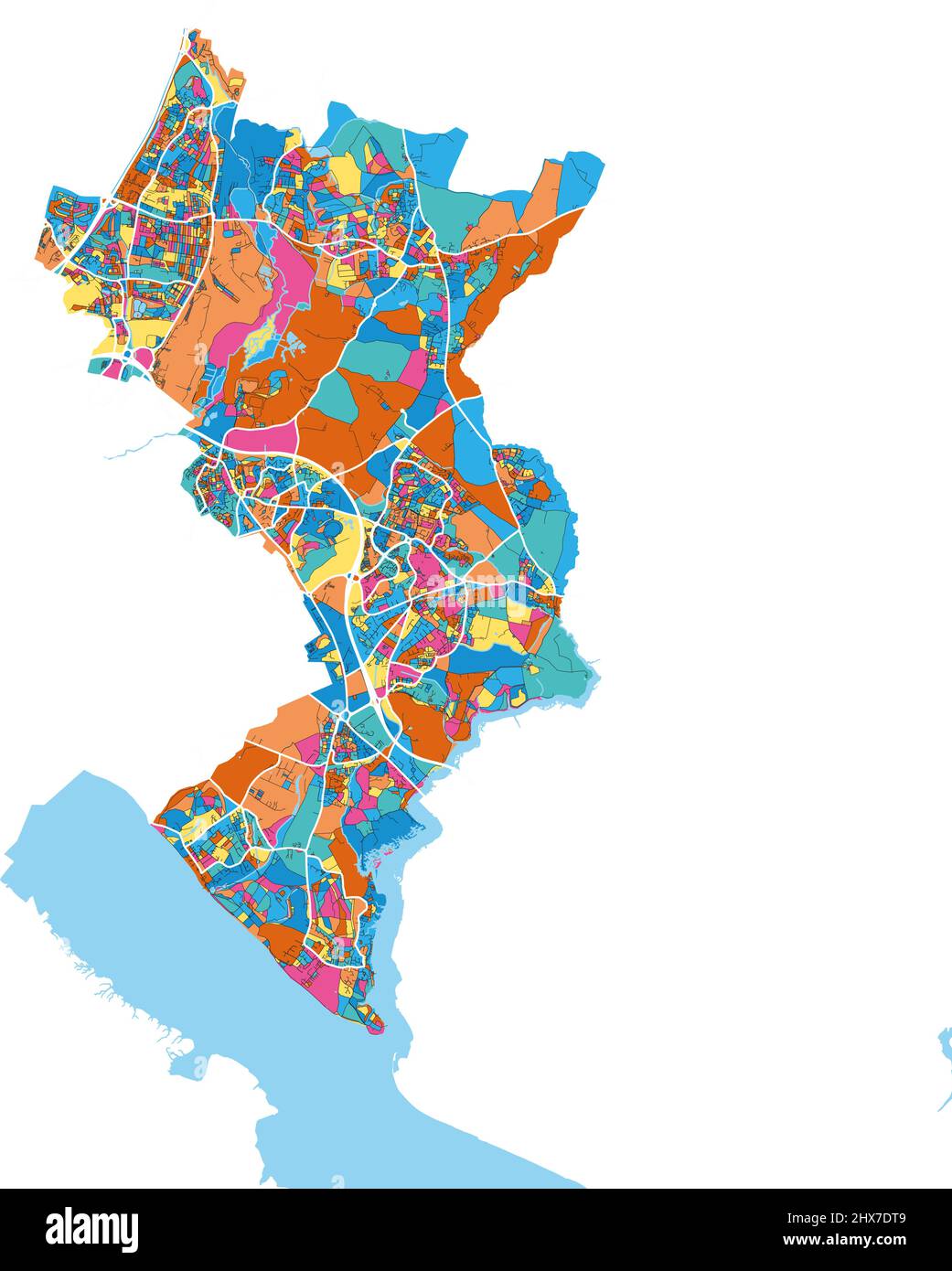 Carte de eastleigh Banque de photographies et d’images à haute ...