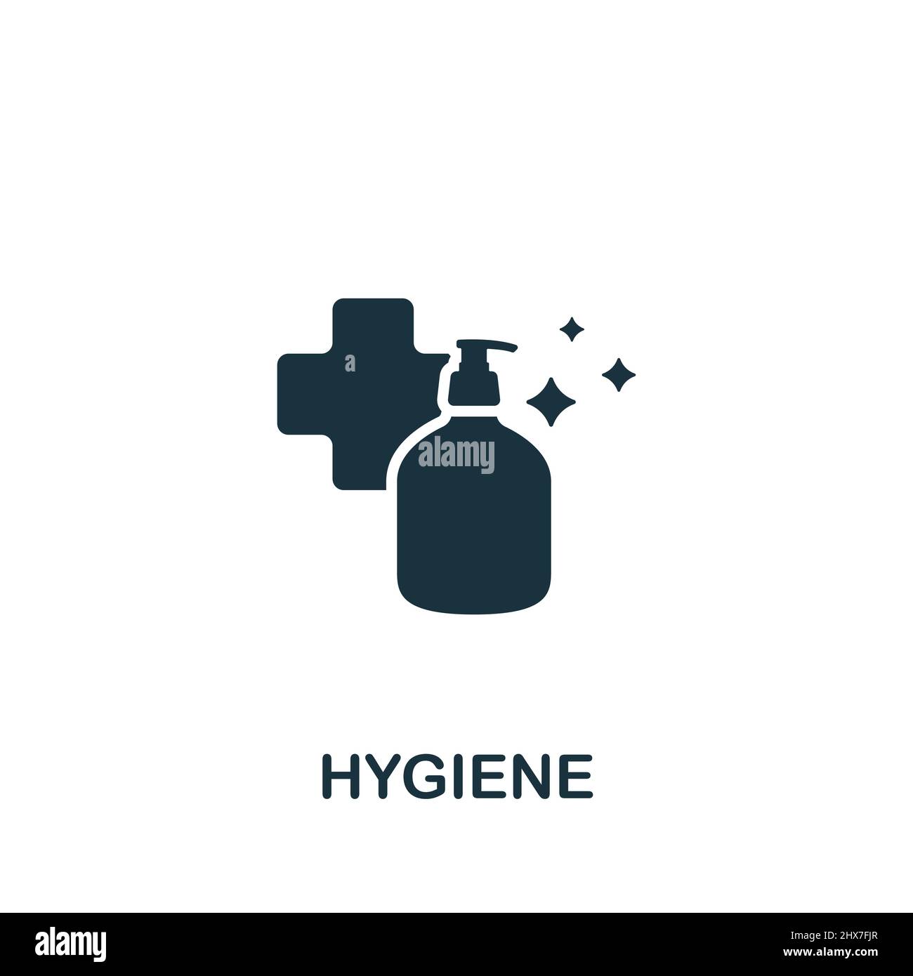 Icône hygiène. Symbole d'élément de ligne simple pour les modèles, la ...