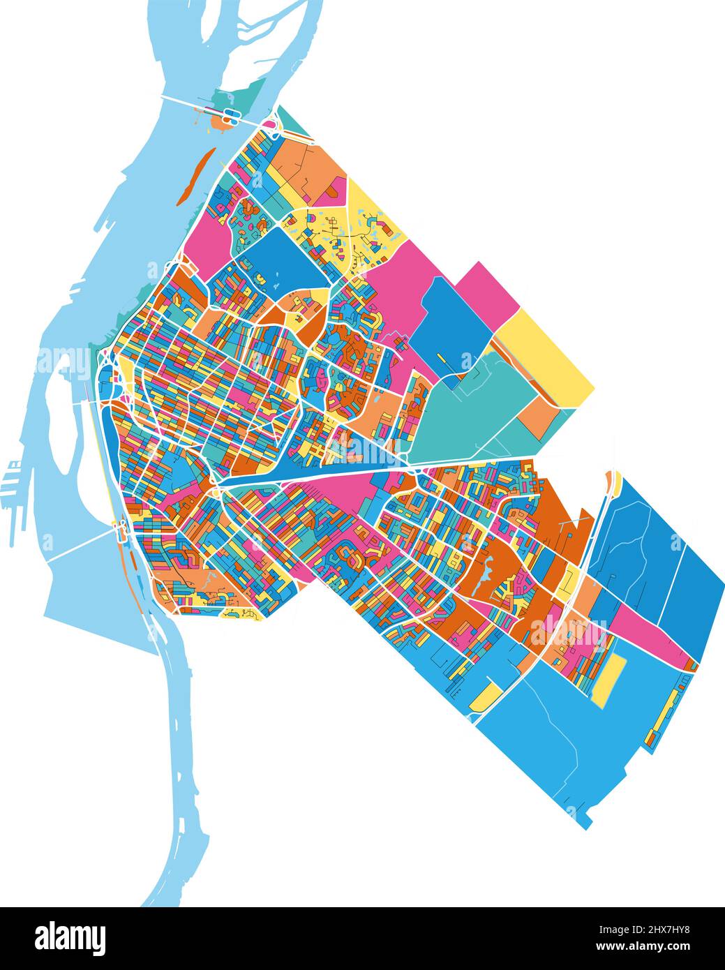 Carte de longueuil quebec Banque d'images vectorielles - Alamy