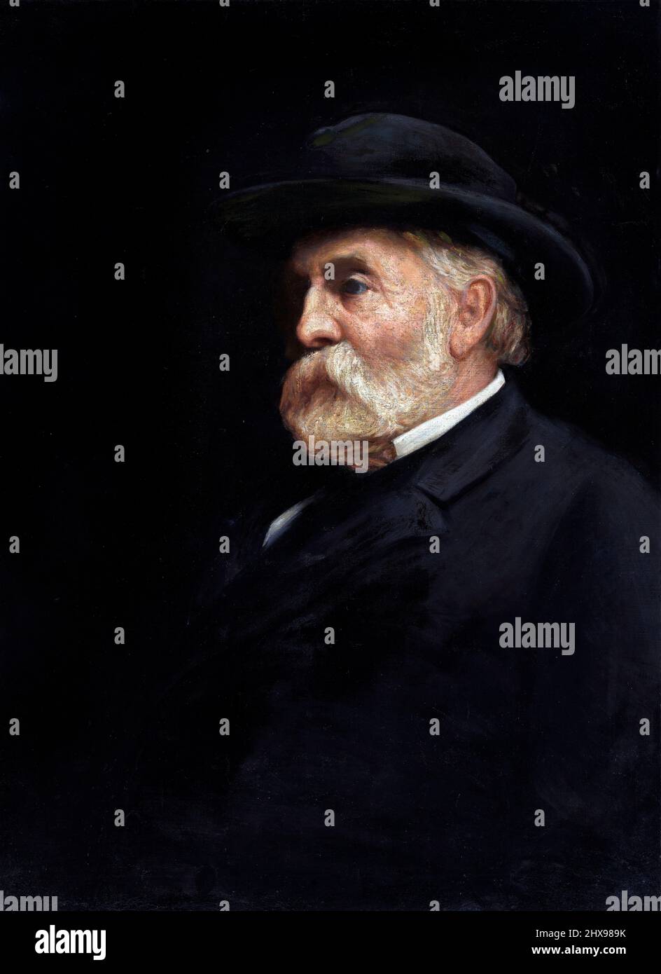 Portrait de l'industriel américain et magnat des chemins de fer, Collis ...