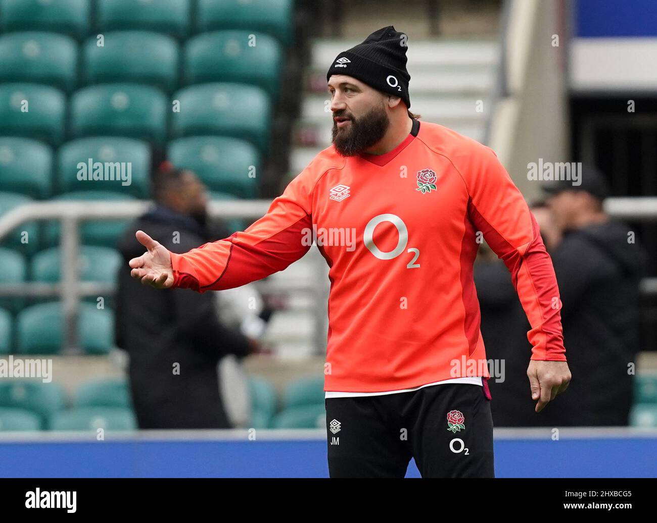 Angleterre joe marler session de formation au stade de twickenham ...