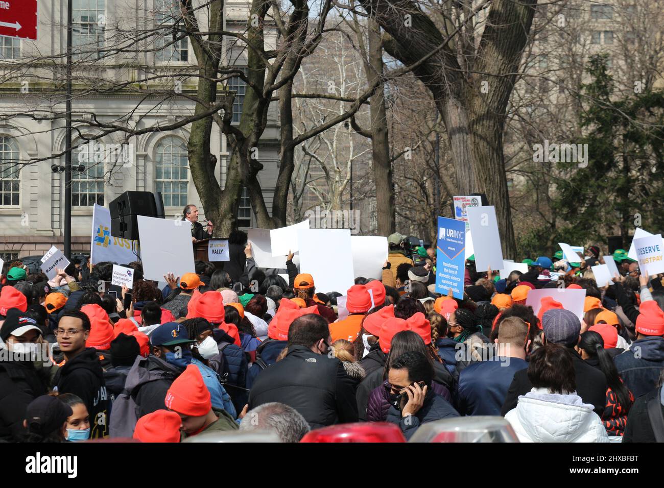 New York, États-Unis. 10th mars 2022. Brad Lander, contrôleur municipal ...