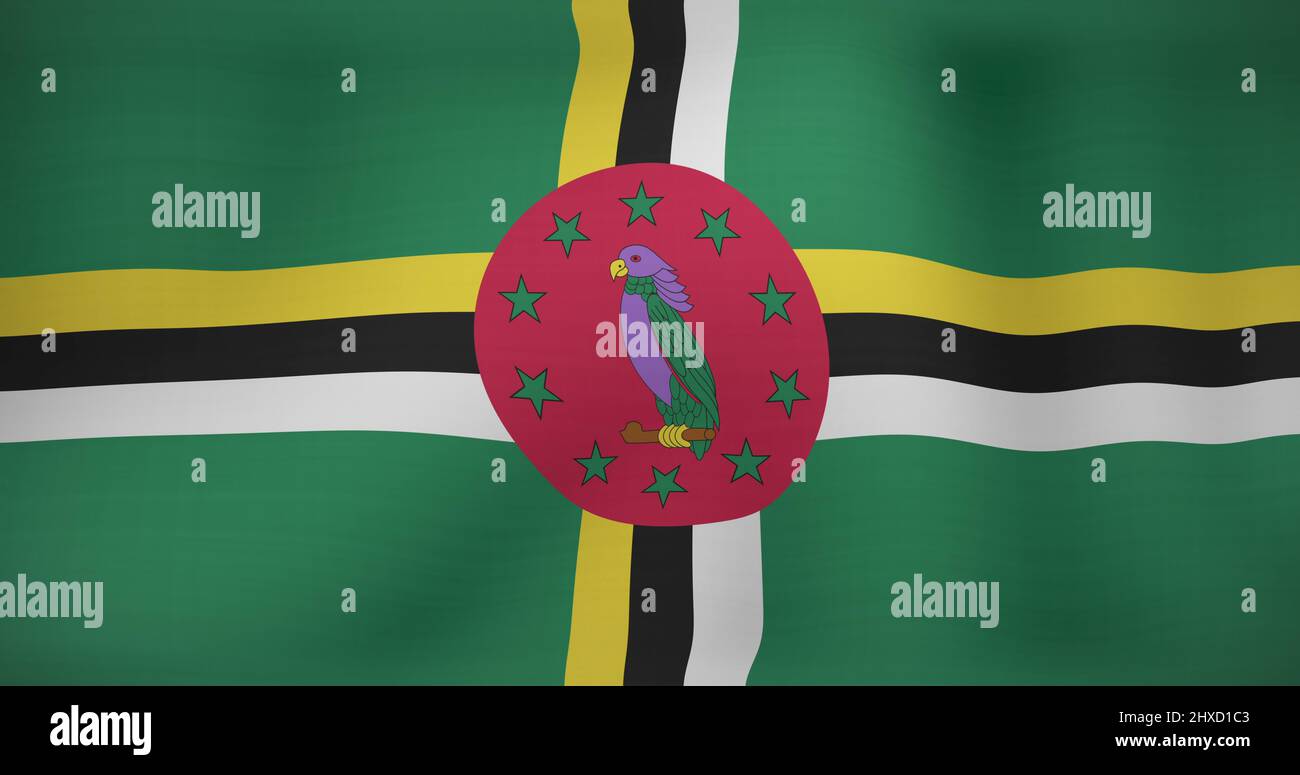 Drapeau de la dominique Banque de photographies et d’images à haute résolution - Alamy