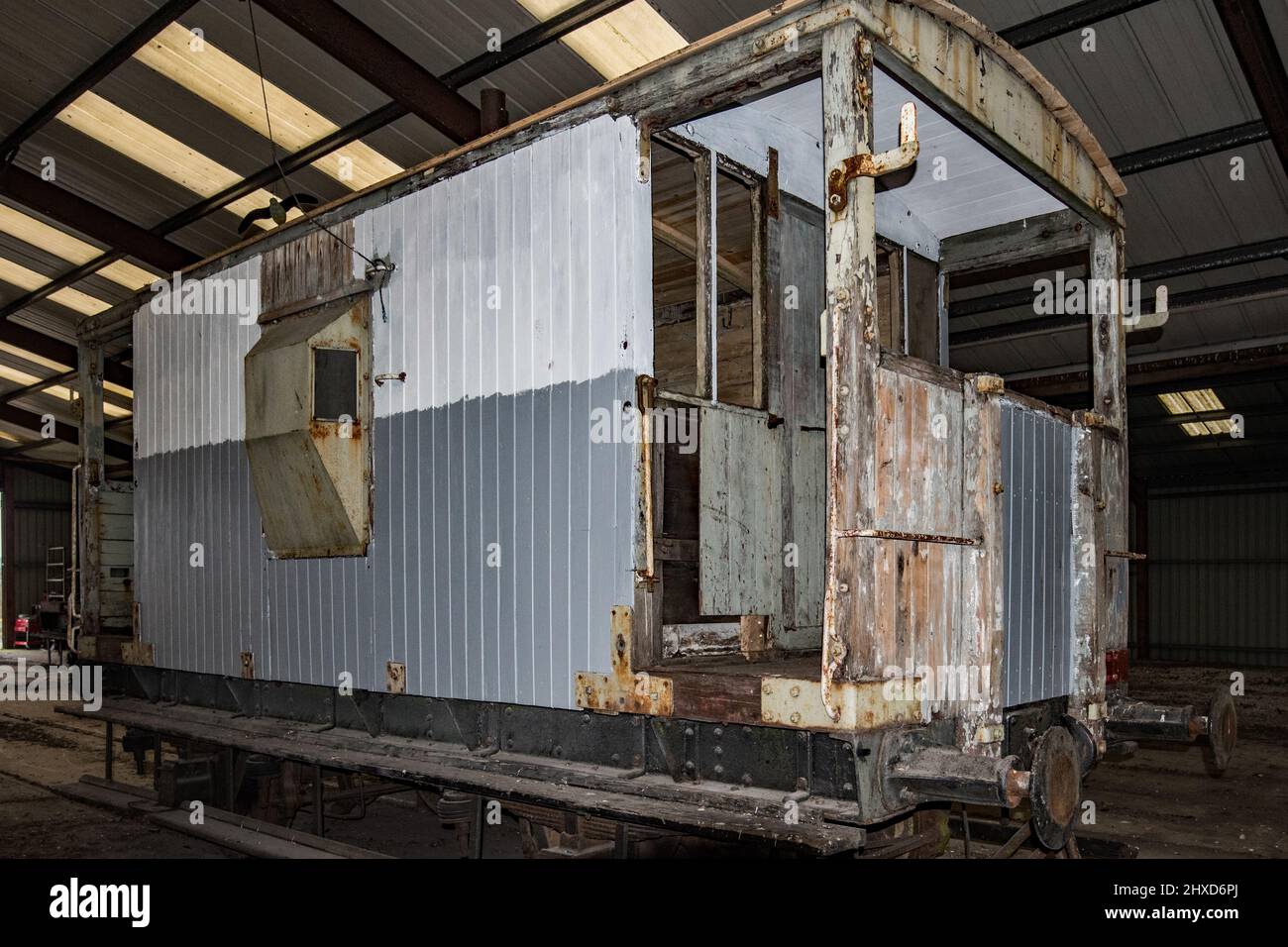 Structure de type wagon de transport ferroviaire Banque de ...