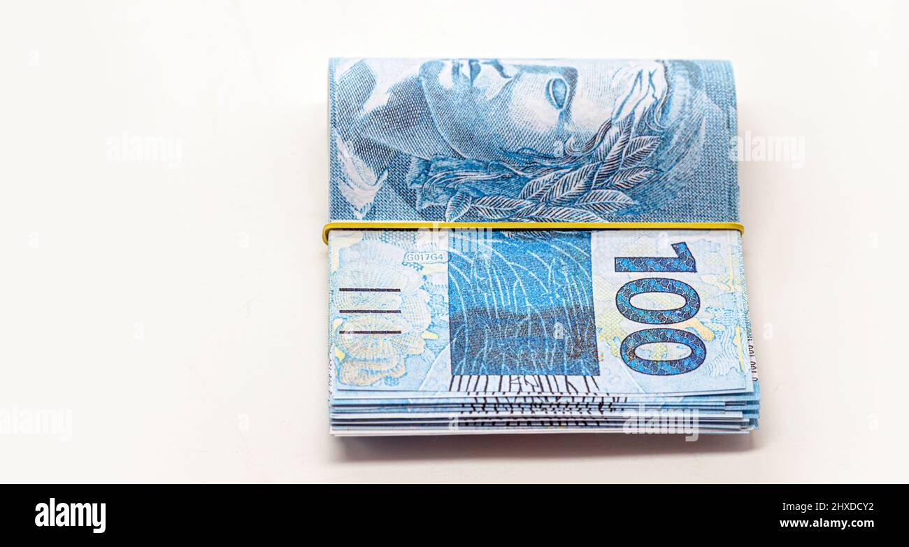 Brazilian currency 100 banco central Banque de photographies et d ...