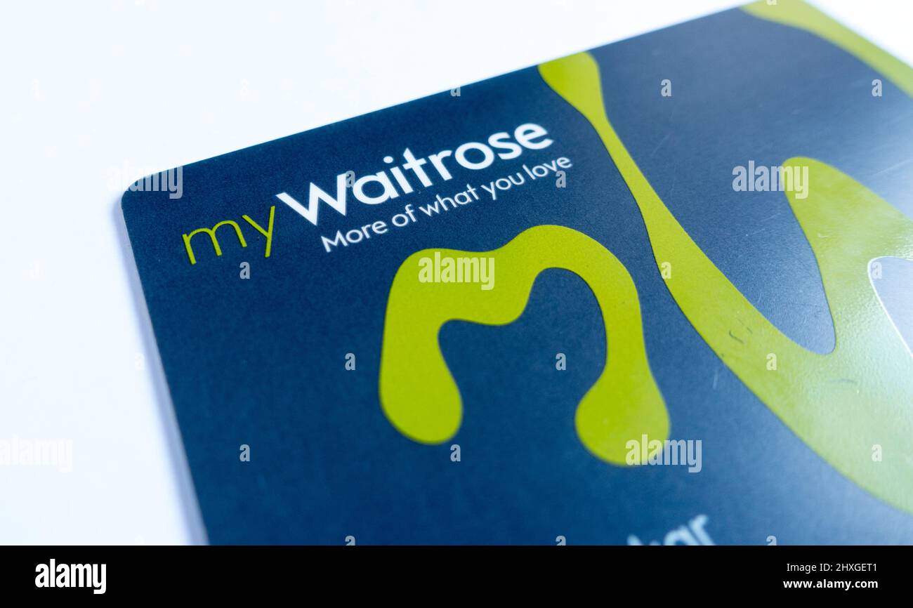 Carte mywaitrose Banque de photographies et d’images à haute résolution ...