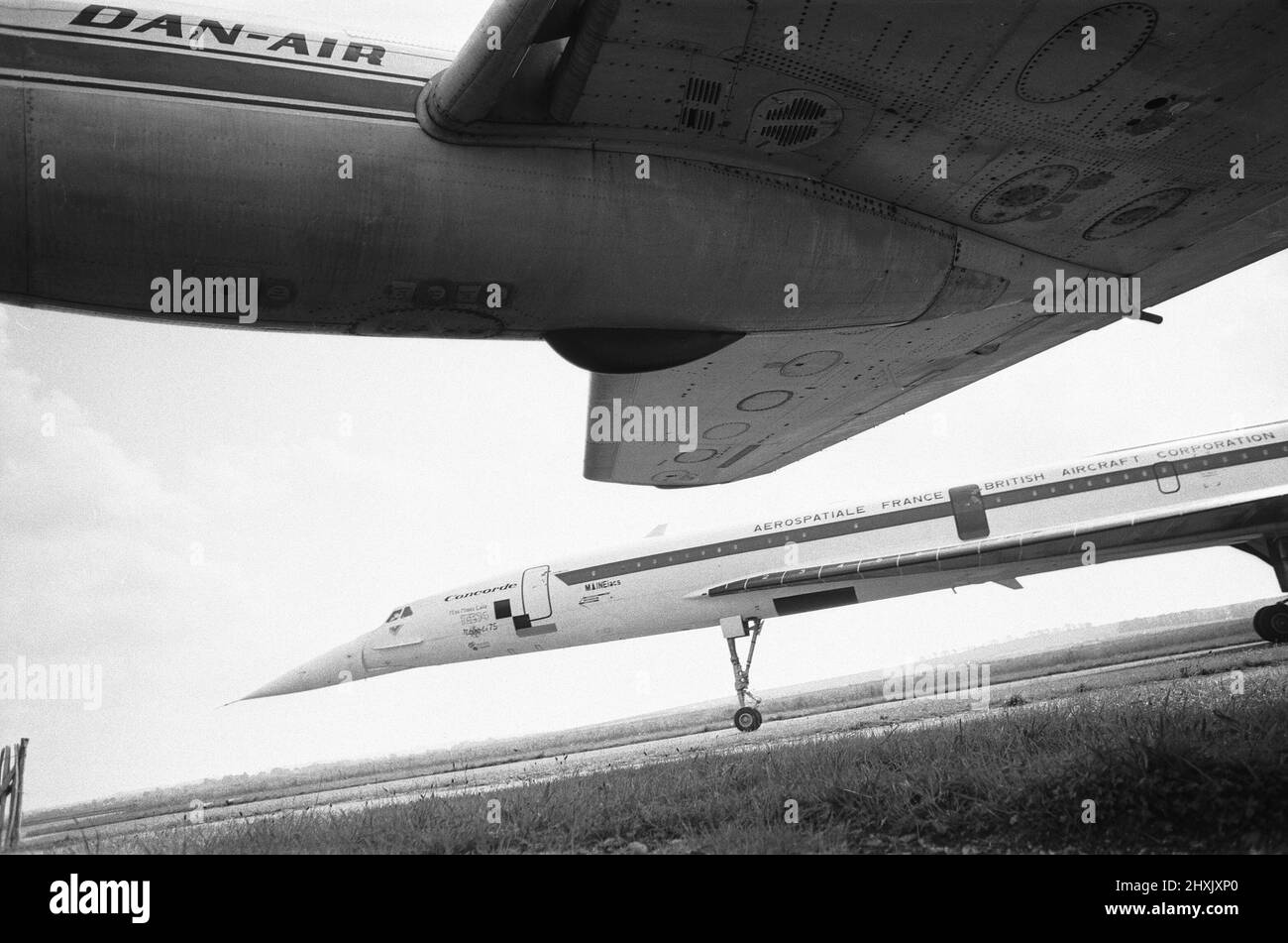 Avion concorde des années 1970 Banque de photographies et d’images à ...