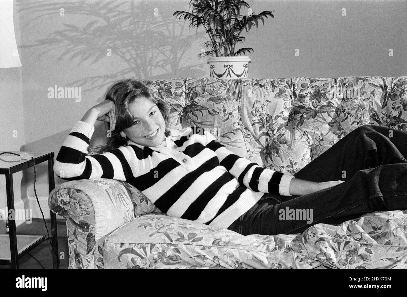 L'actrice Tatum O'Neal, âgée de treize ans, en photo à l'hôtel ...