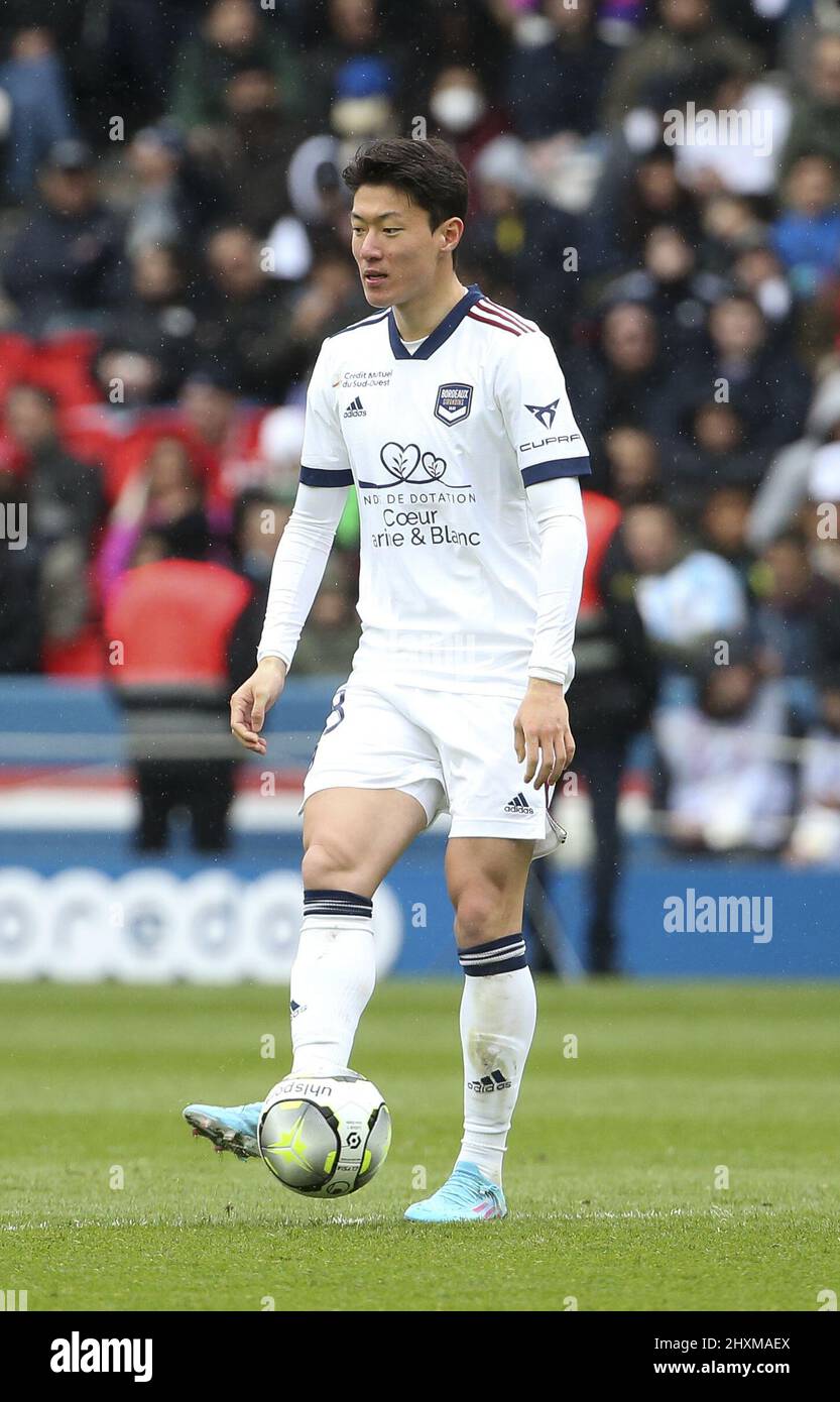 UI-JO Hwang de Bordeaux lors du championnat de Fench Ligue 1, match de ...