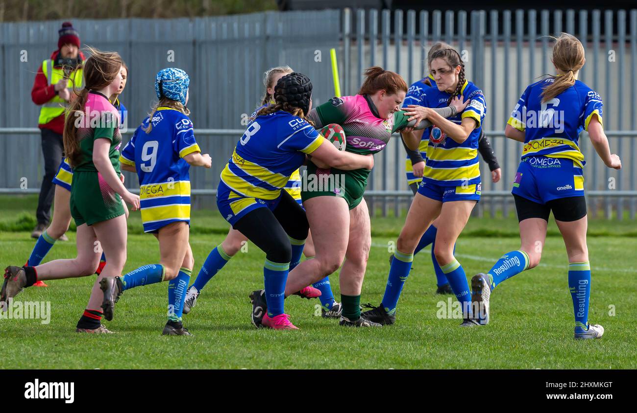 L'équipe de la Ligue de rugby de Warrington Wolves Girls U 16 a ...