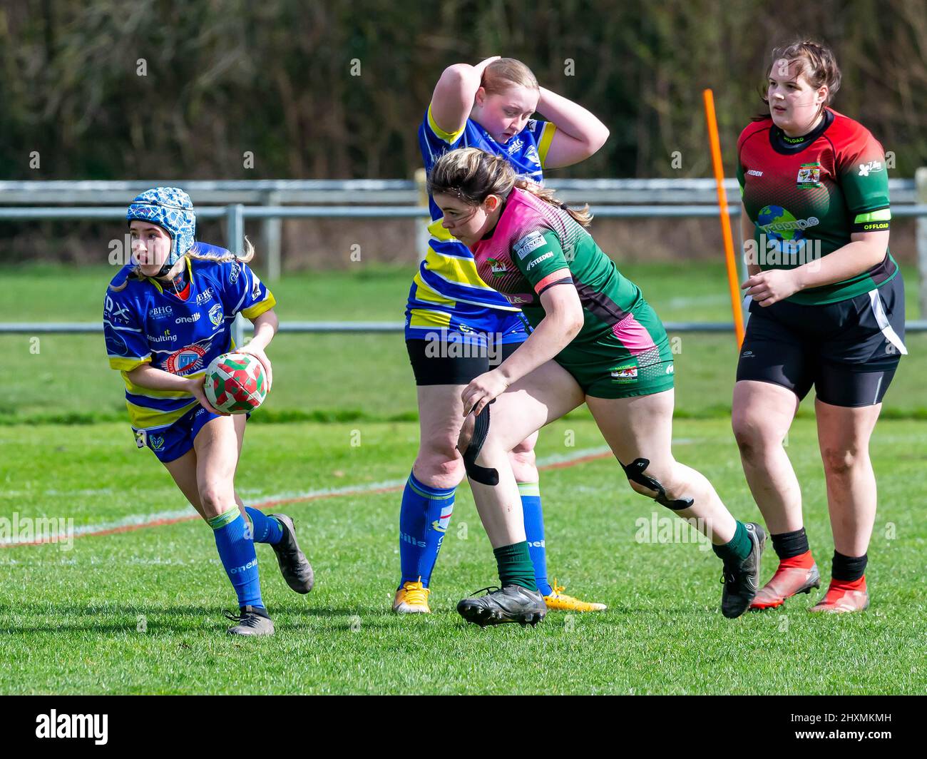 L'équipe de la Ligue de rugby de Warrington Wolves Girls U 16 a ...