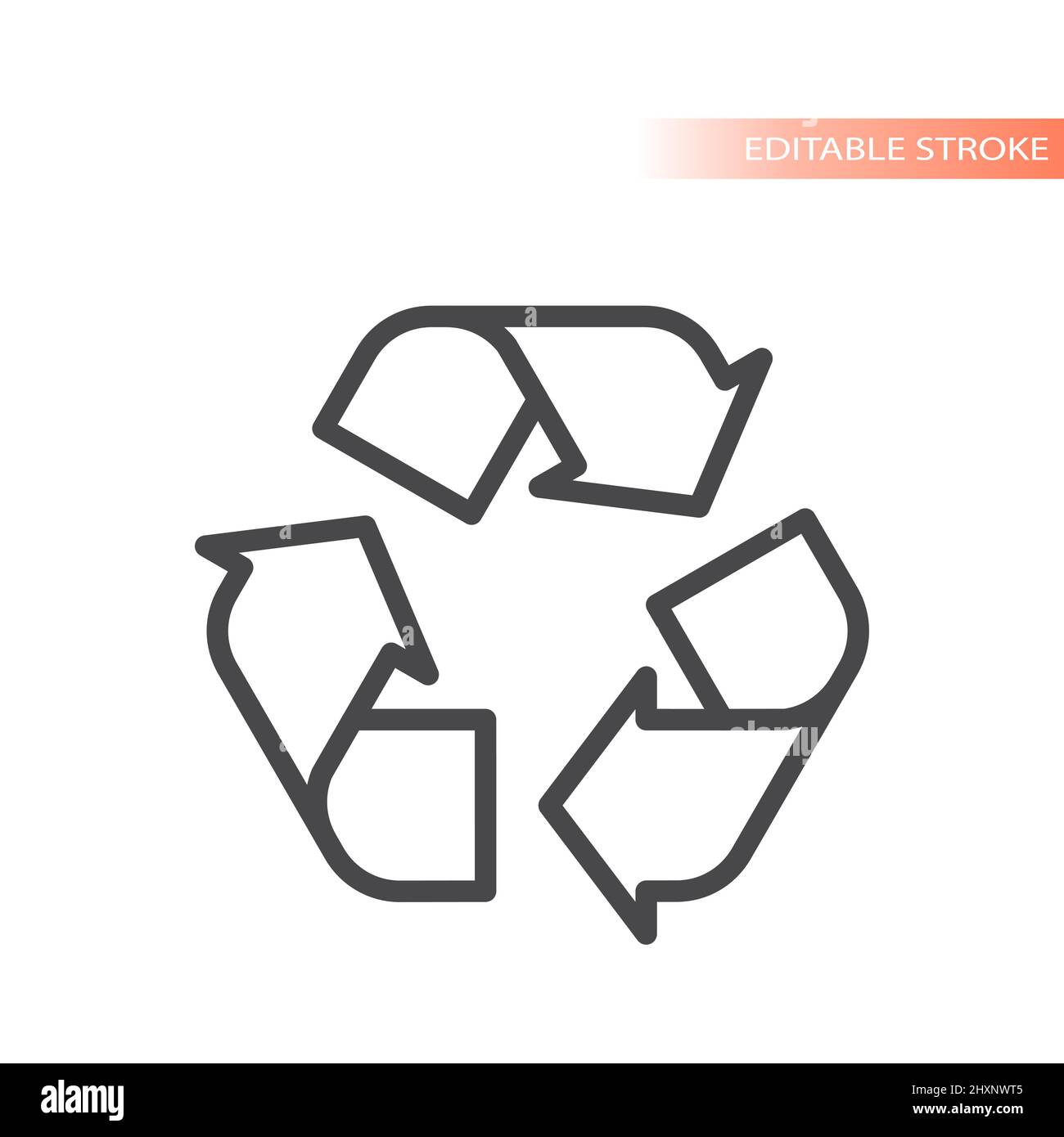 Icône de vecteur de recyclage, recyclé. Symbole d'emballage recyclable ... Icône de vecteur de recyclage, recyclé. Symbole d'emballage recyclable ...