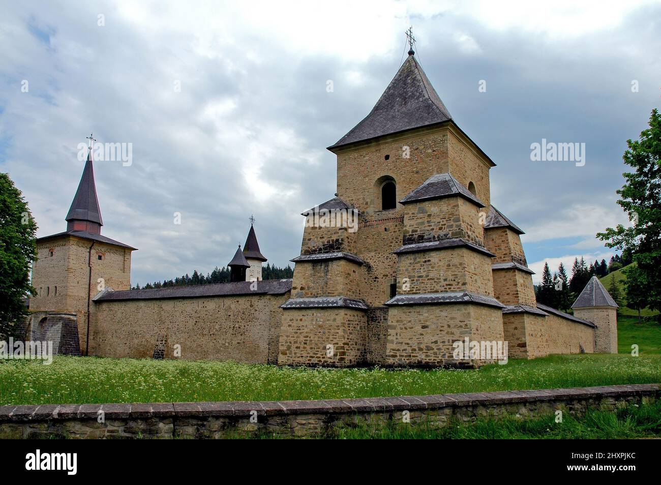 Monastère de Sucevitsa, comté de Suceava, Moldavie, Roumanie : une des ...