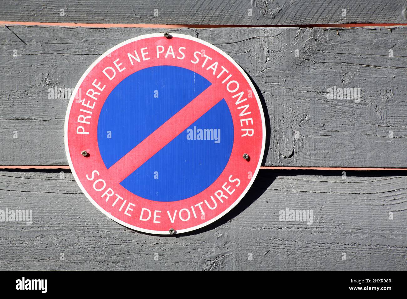 Prière de ne pas stationner Banque de photographies et d’images à haute ...