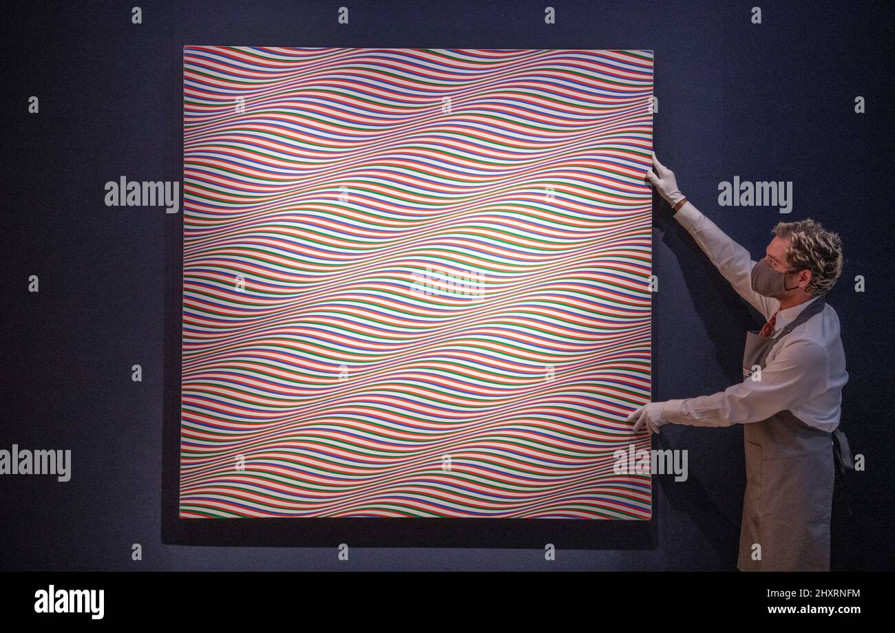 Bridget riley op art painting Banque de photographies et d’images à ...