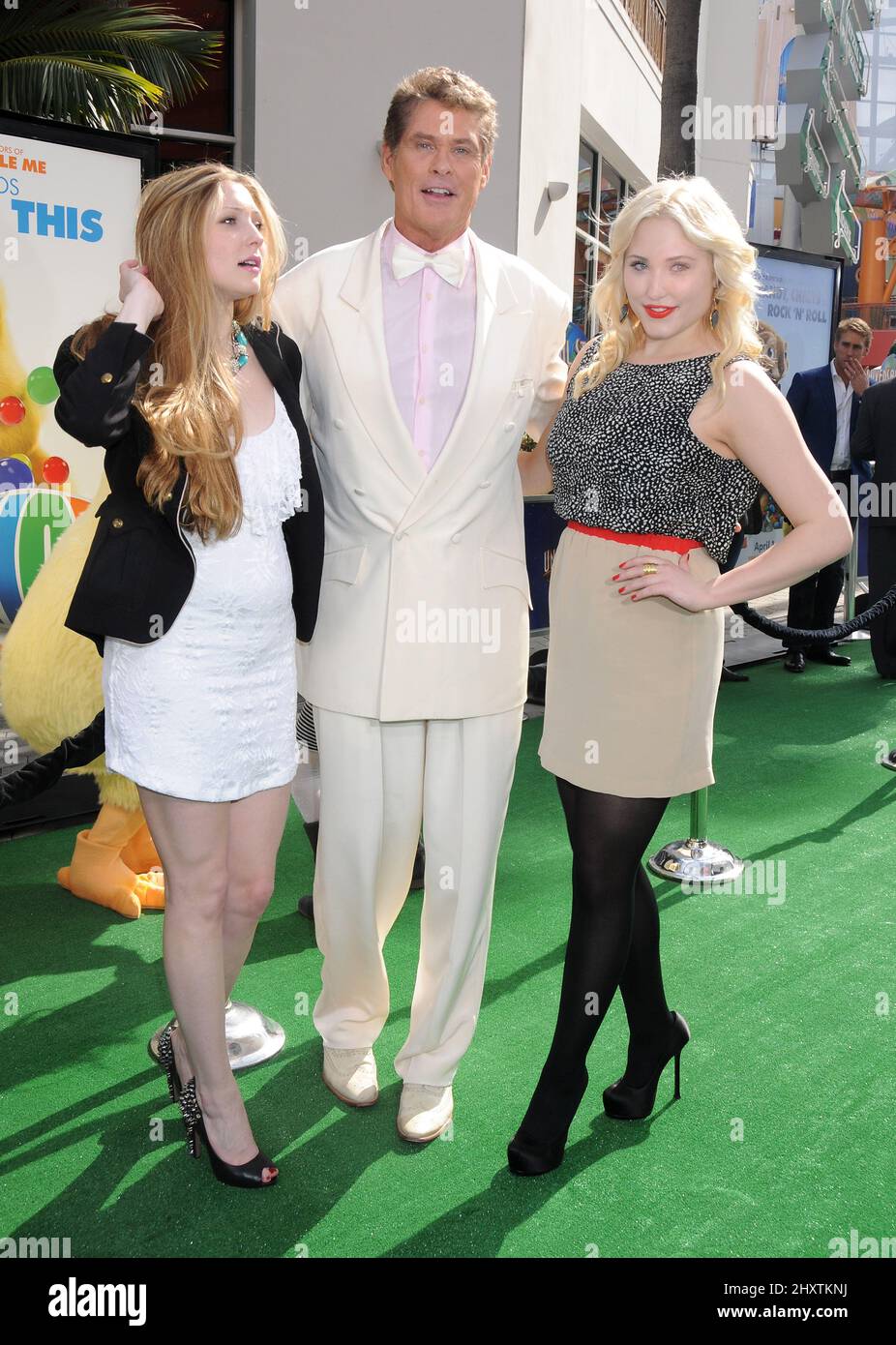 David Hasselhoff, Taylor-Ann Hasselhoff et Hayley Hasselhoff lors de la ...