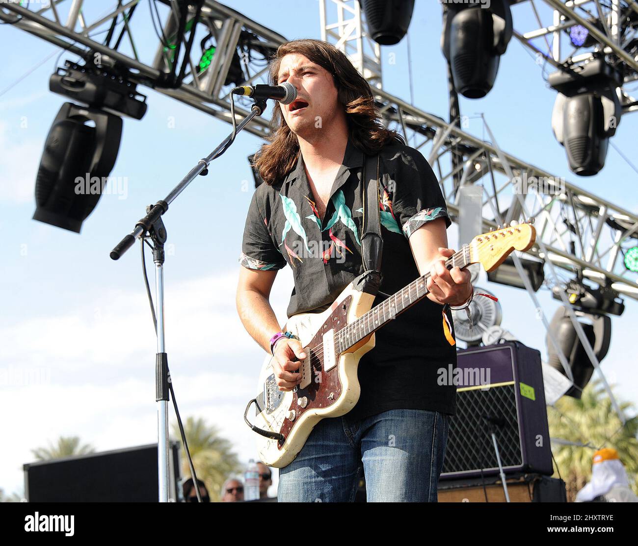 Matthew Vasquez de Delta Spirit au Coachella Valley Music and Arts ...
