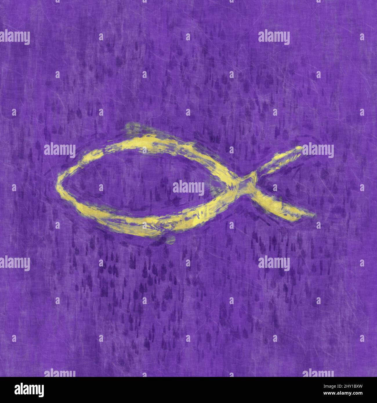 Ichthus fish symbol Banque de photographies et d’images à haute ...