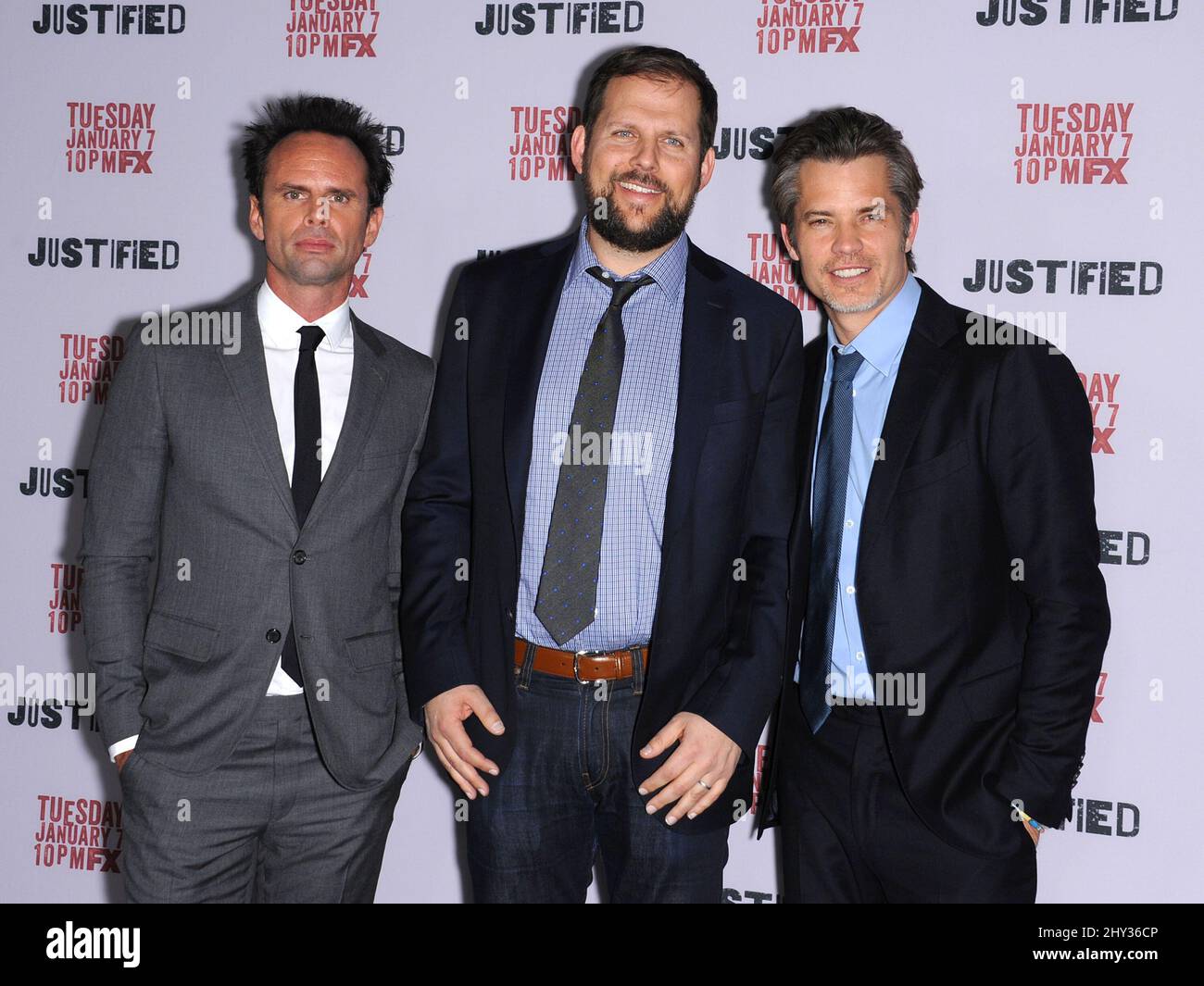 Timothy olyphant and walton goggins Banque de photographies et d’images ...
