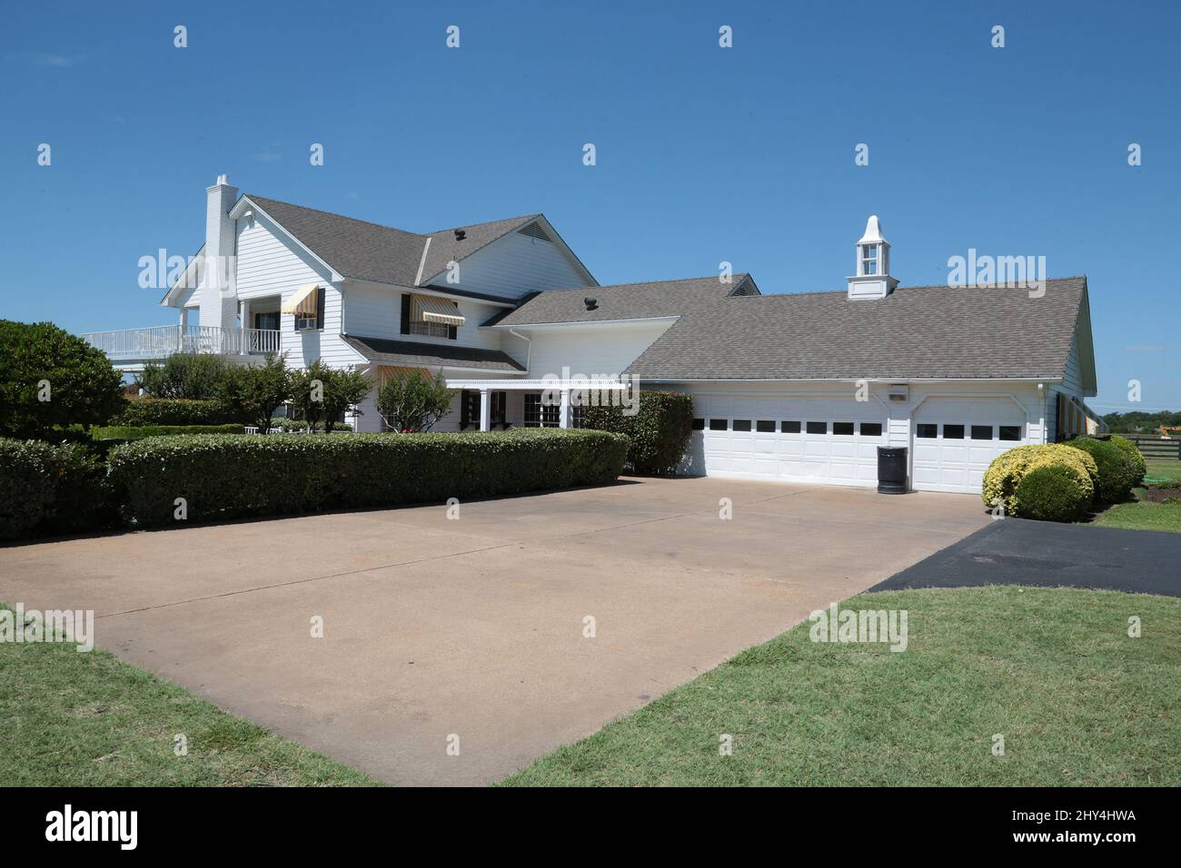 Un aperçu général de Southfork Ranch, de la série télévisée CBS ...