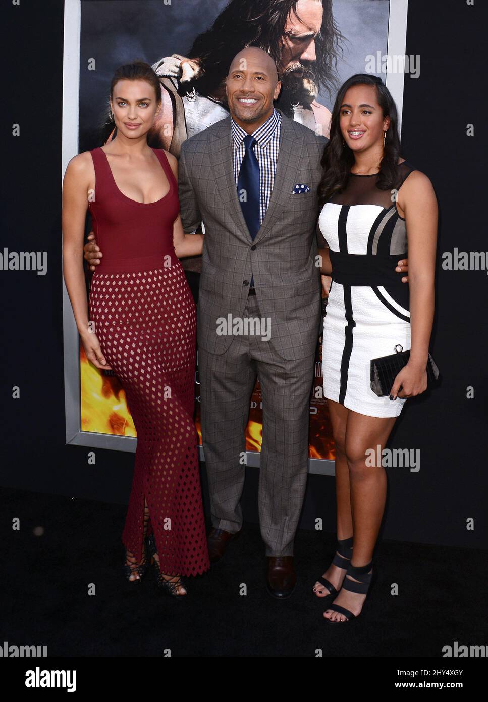 Irina Shayk, Dwayne Johnson, Simone Alexandra Johnson assiste à la ...