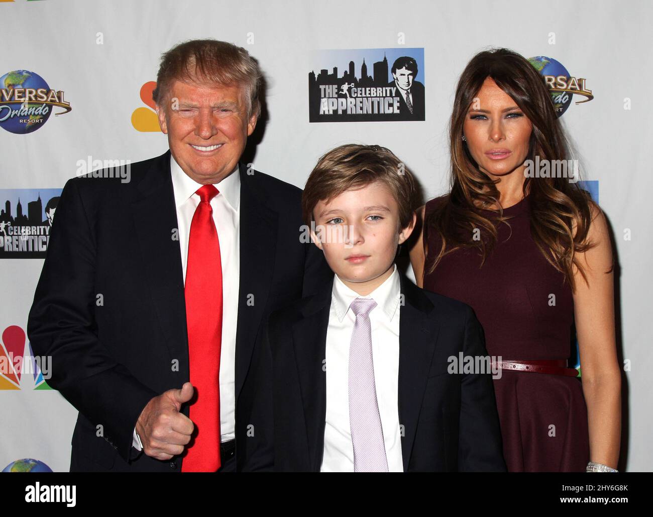 Donald trump barron trump melania trump Banque de photographies et d ...