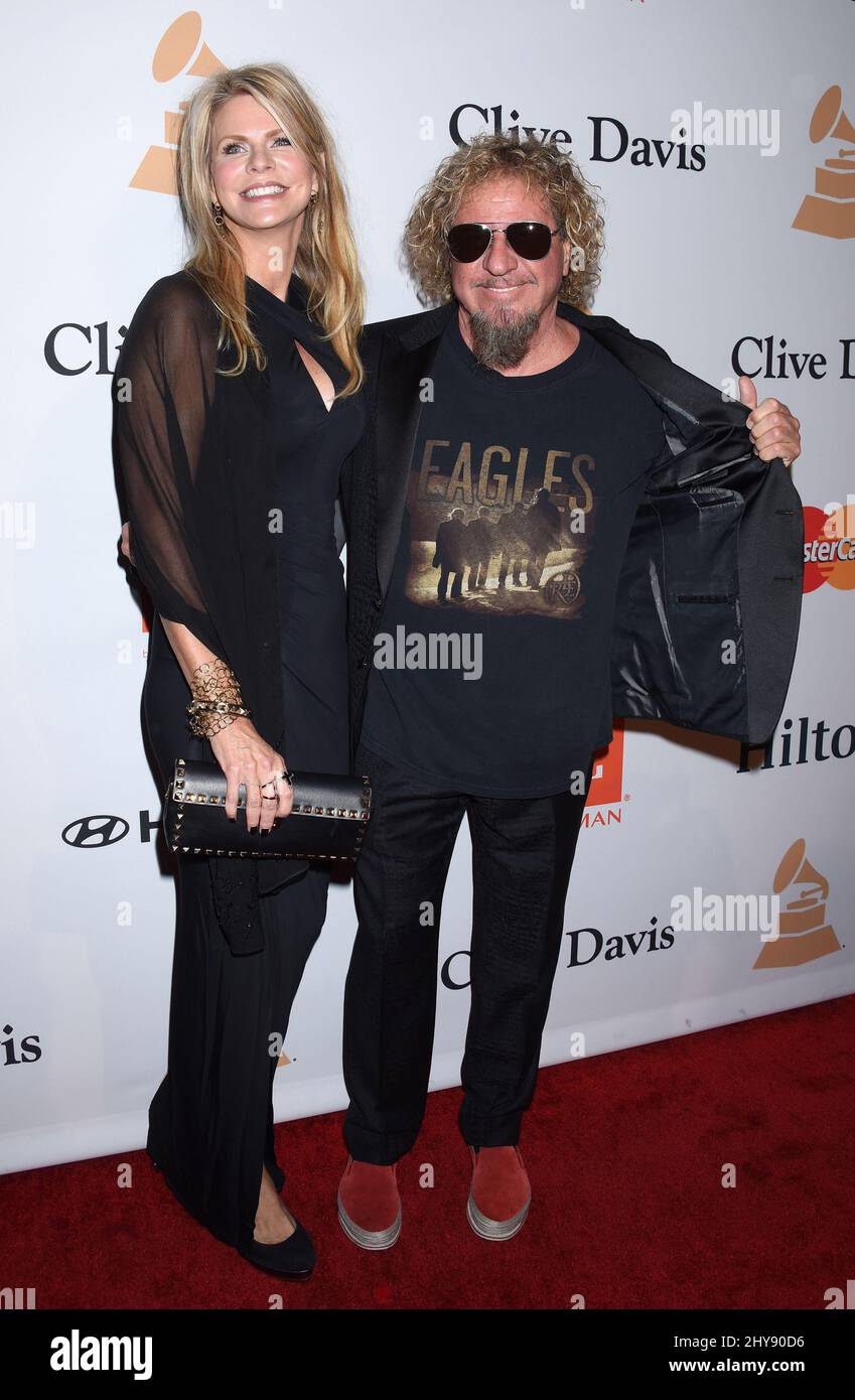 Kari Karte et Sammy Hagar participent au Gala pré-GRAMMY 2016 et ...