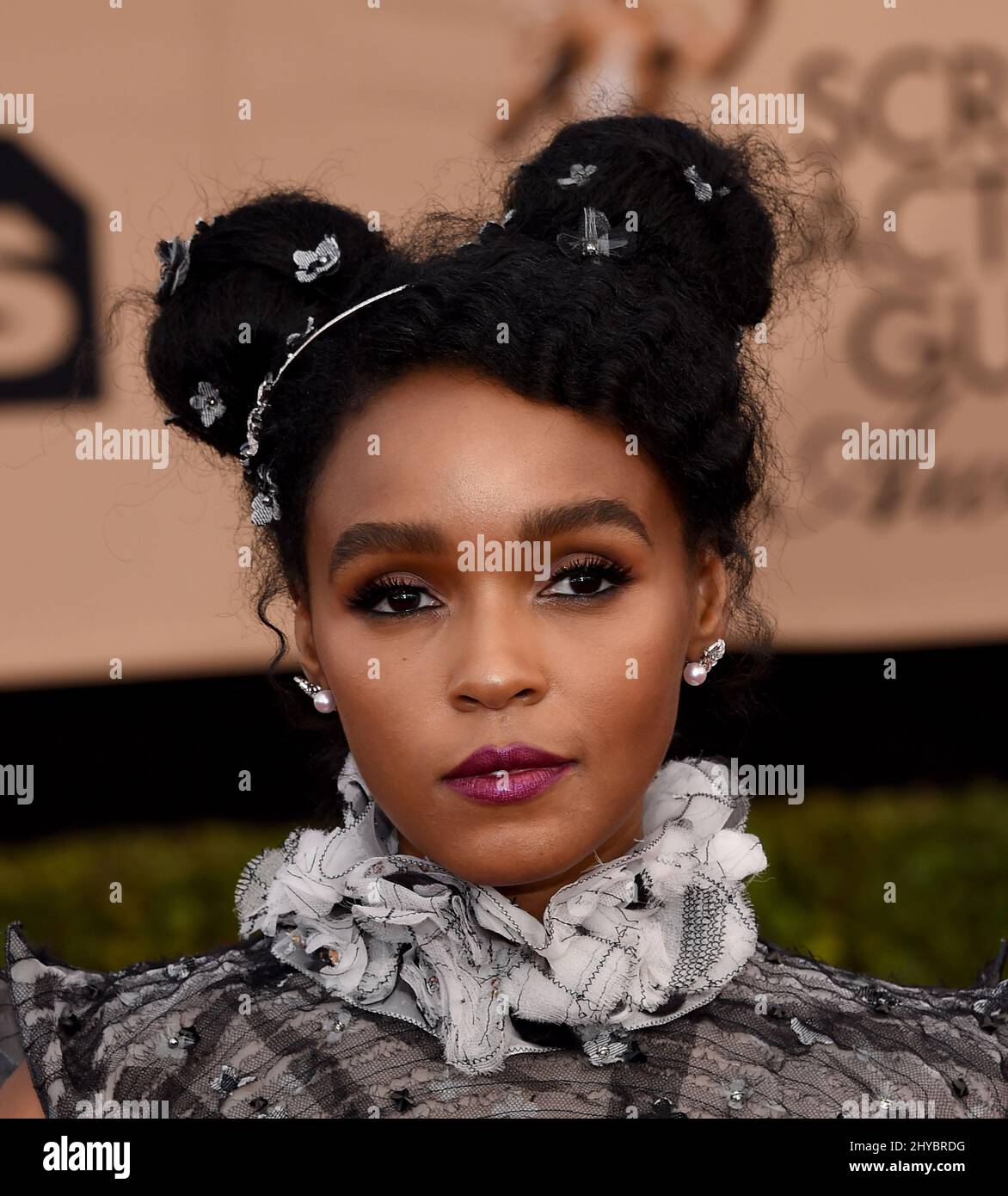 Janelle Monae participant aux Prix annuels de la Guilde des acteurs de ...