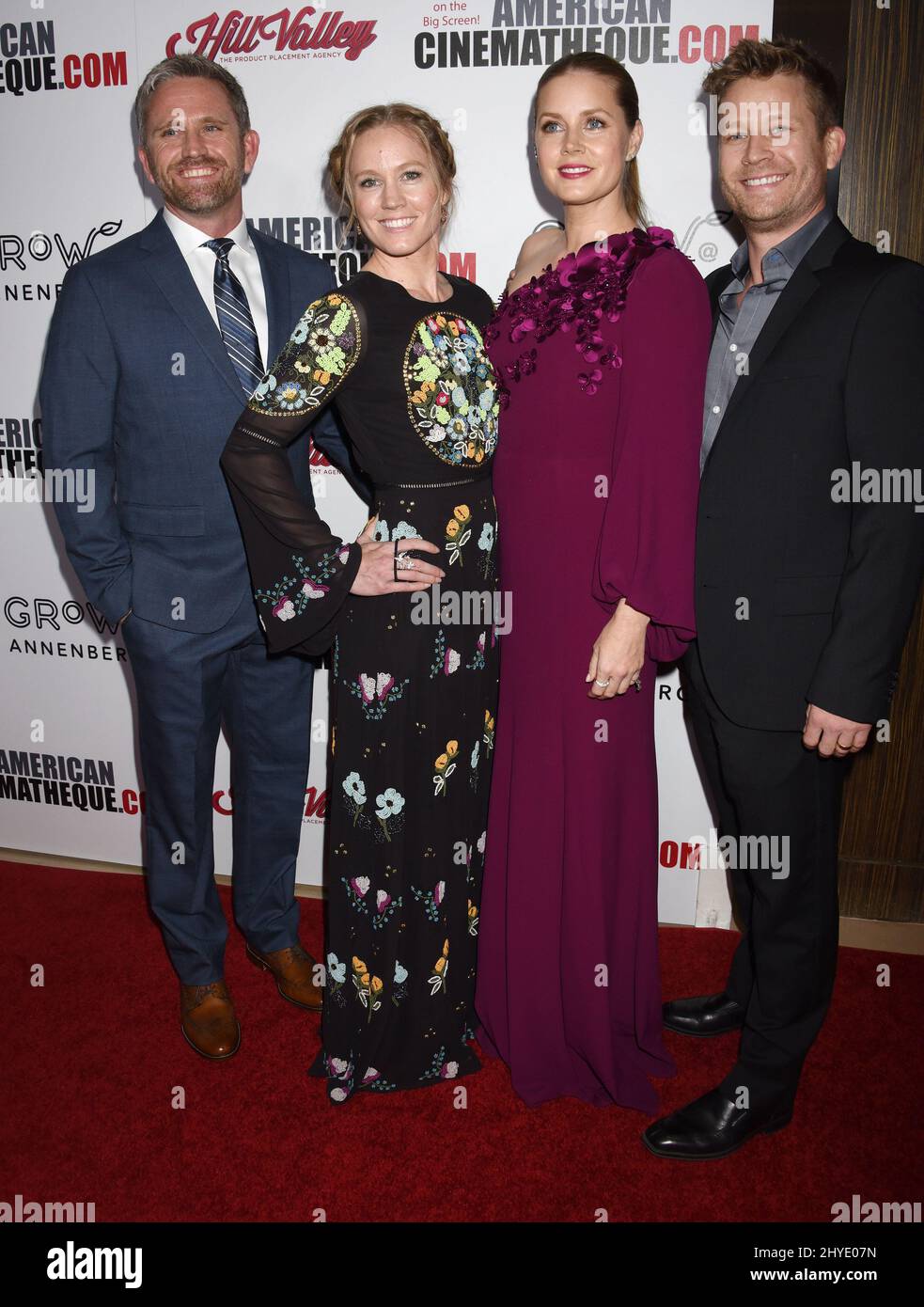 Amy Adams, frères et sœur assistant au Prix 2017 de la Cinémathèque ...