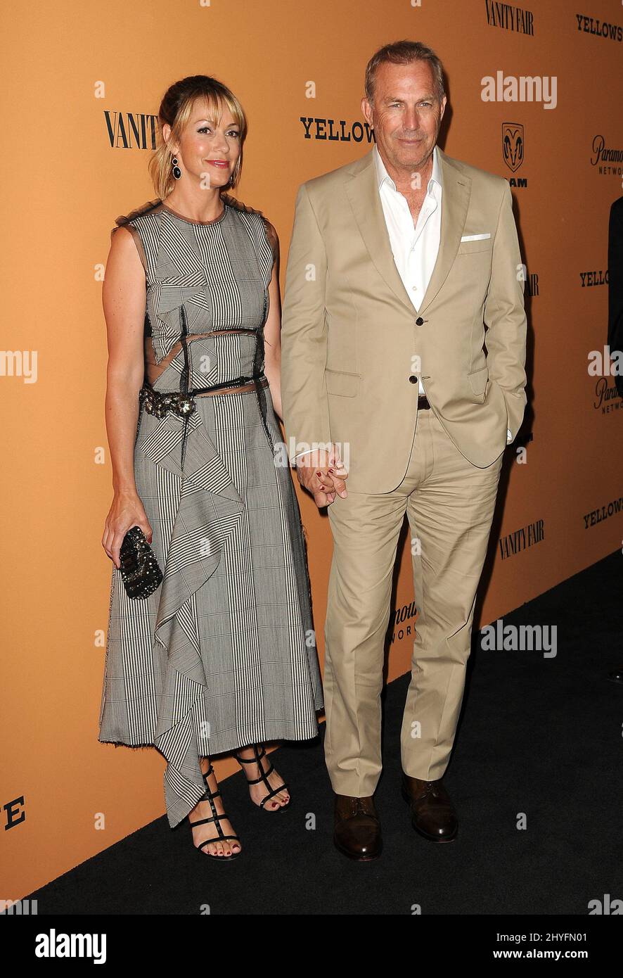 Christine Baumgartner et Kevin Costner à la première mondiale de ...