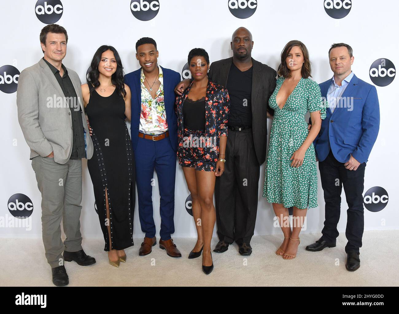Nathan Fillion, Alyssa Diaz, Titus Makin Jr., Afton Williamson, Richard ...