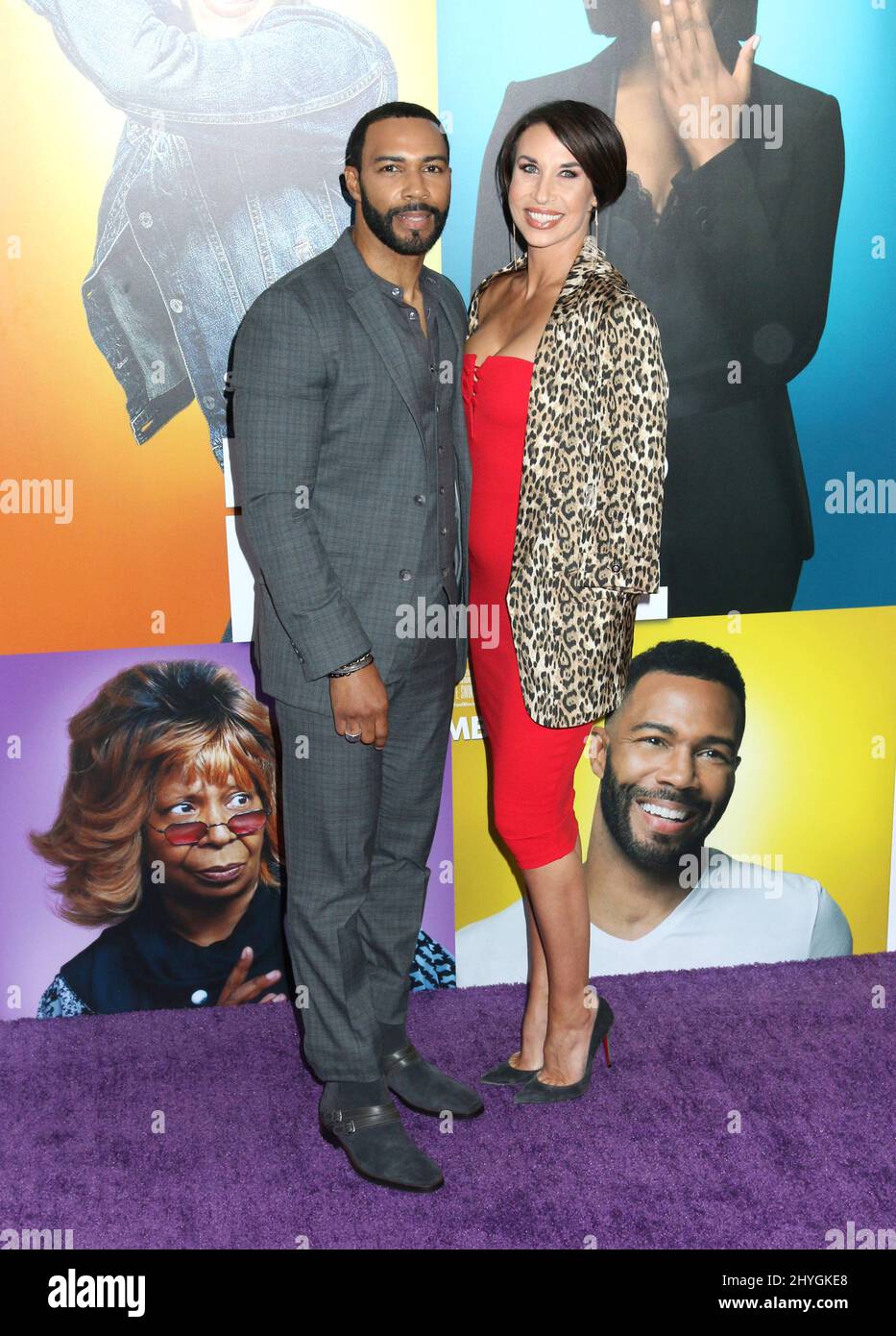 Omari Hardwick et sa femme Jennifer Pfautch participant à la première ...