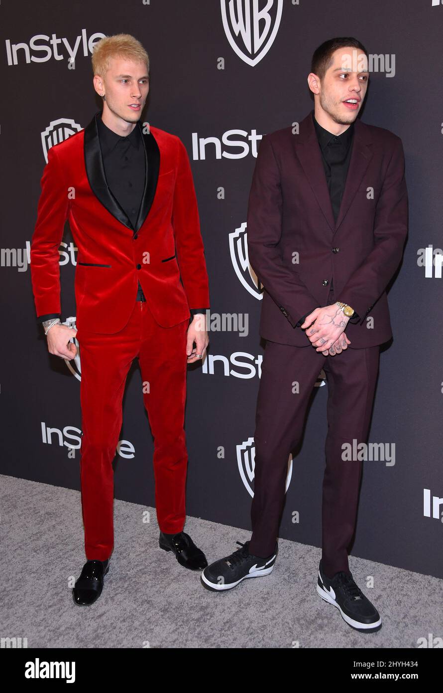 Machine Gun Kelly et Pete Davidson à l'année 20th InStyle et Warner ...