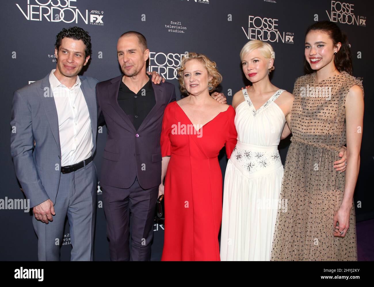 Thomas Kail, Sam Rockwell, Nicole Fosse, Michelle Williams et Mar ...