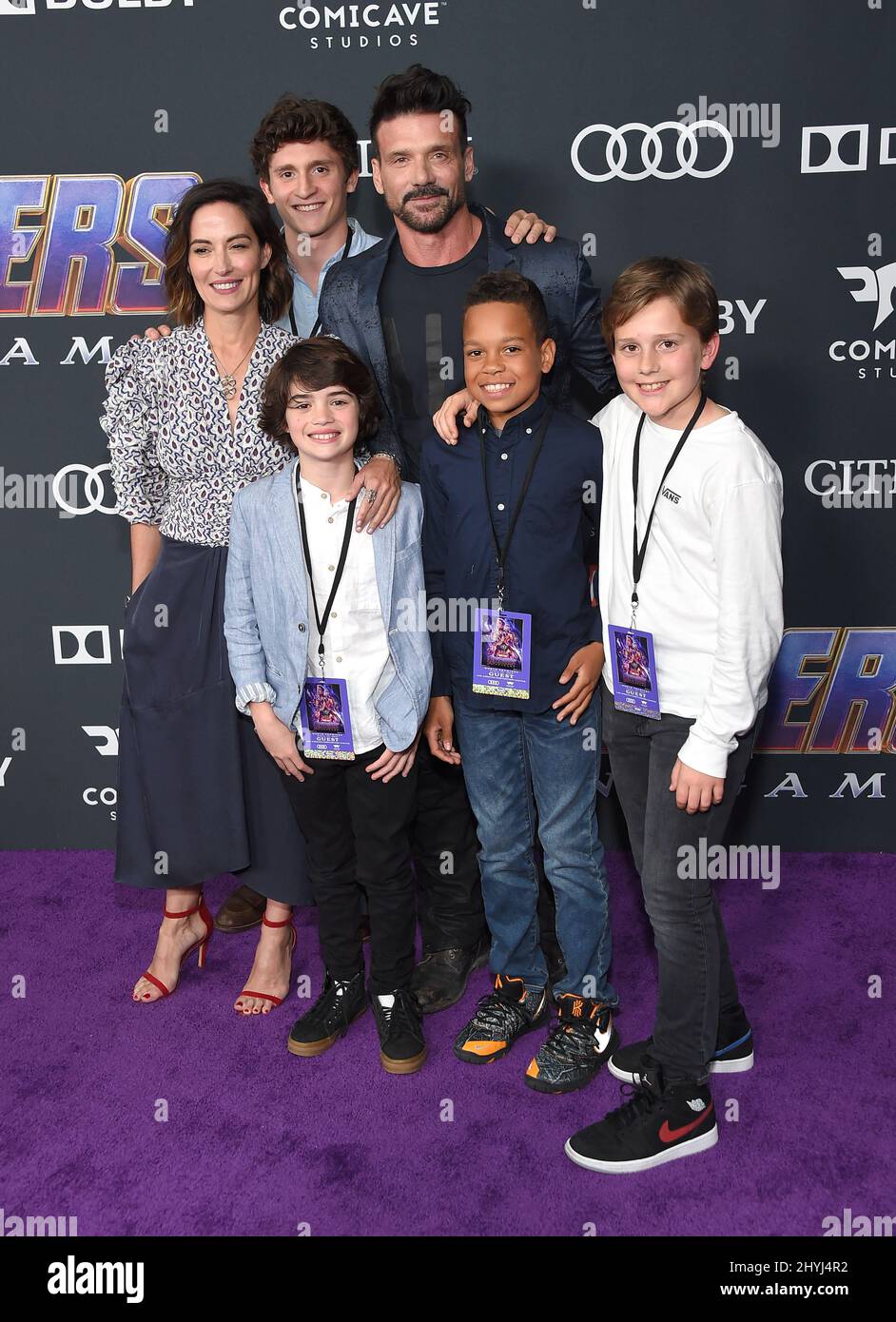 Frank Grillo, Wendy Moniz, Liam Grillo, Rio Joseph Grillo et Re ...